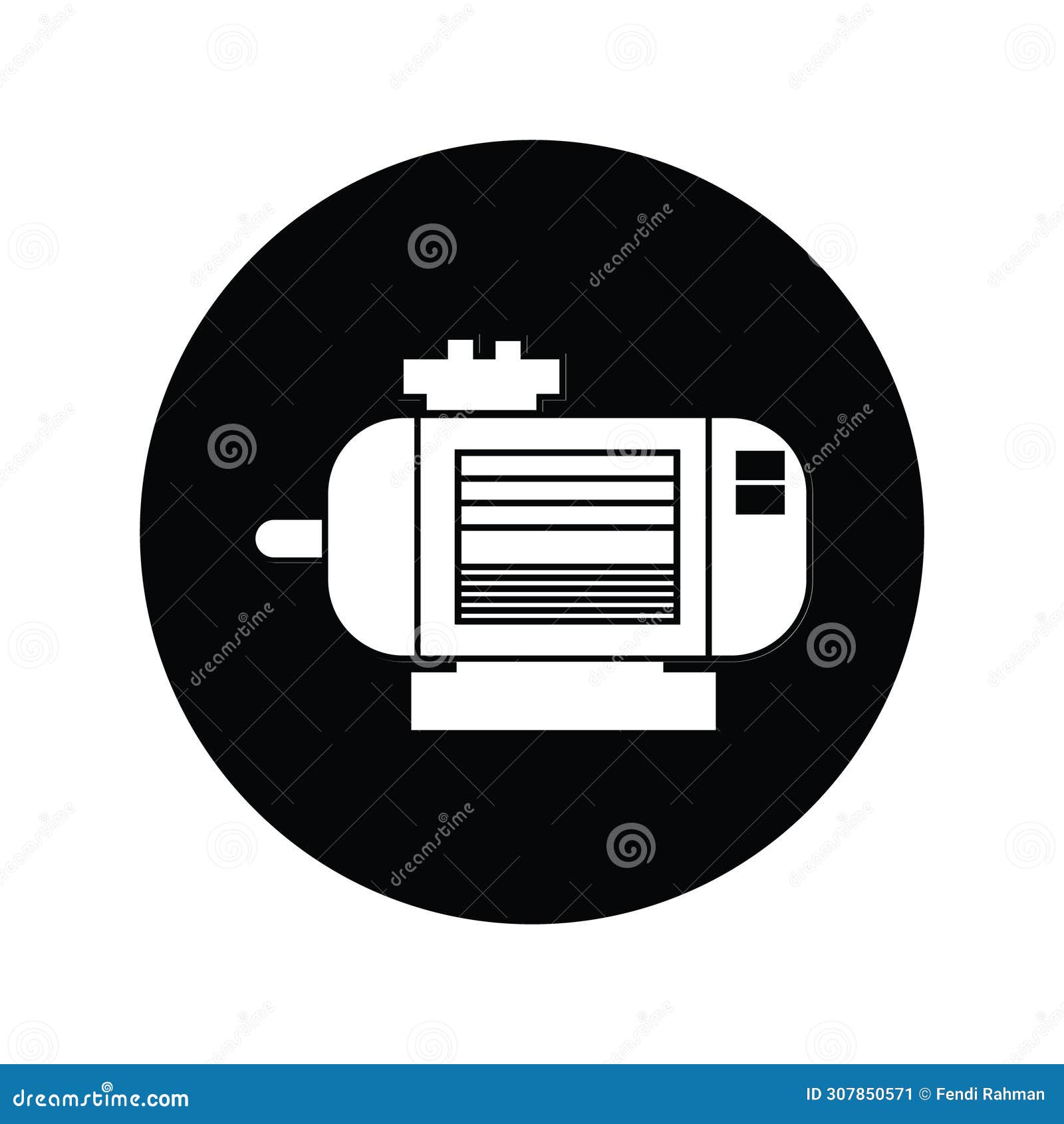 Engine Dynamo Icon Vector Illustration Symbol Design Stock Vector ...