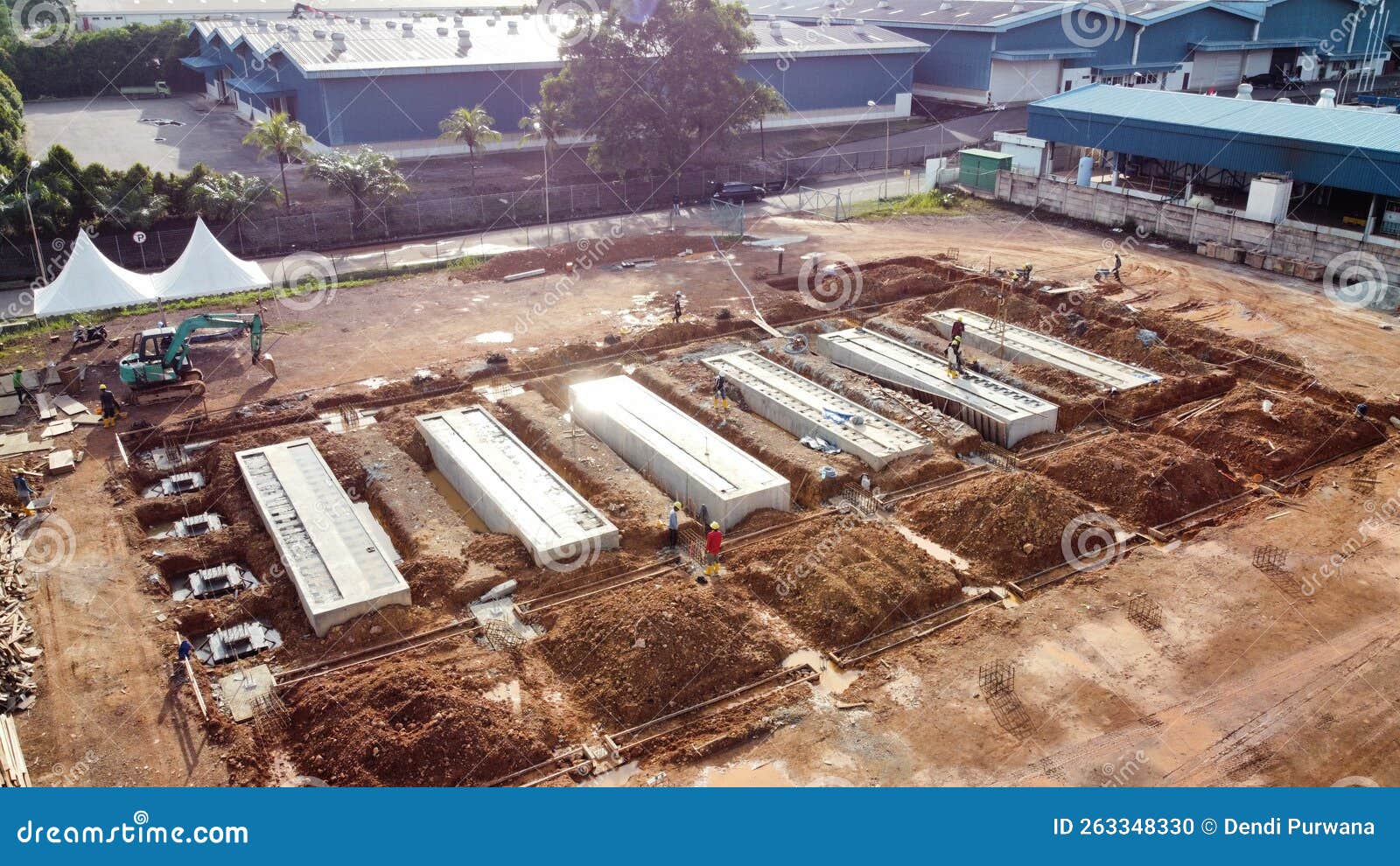 Engine Foundation of Power Plant Stock Photo - Image of engine ...