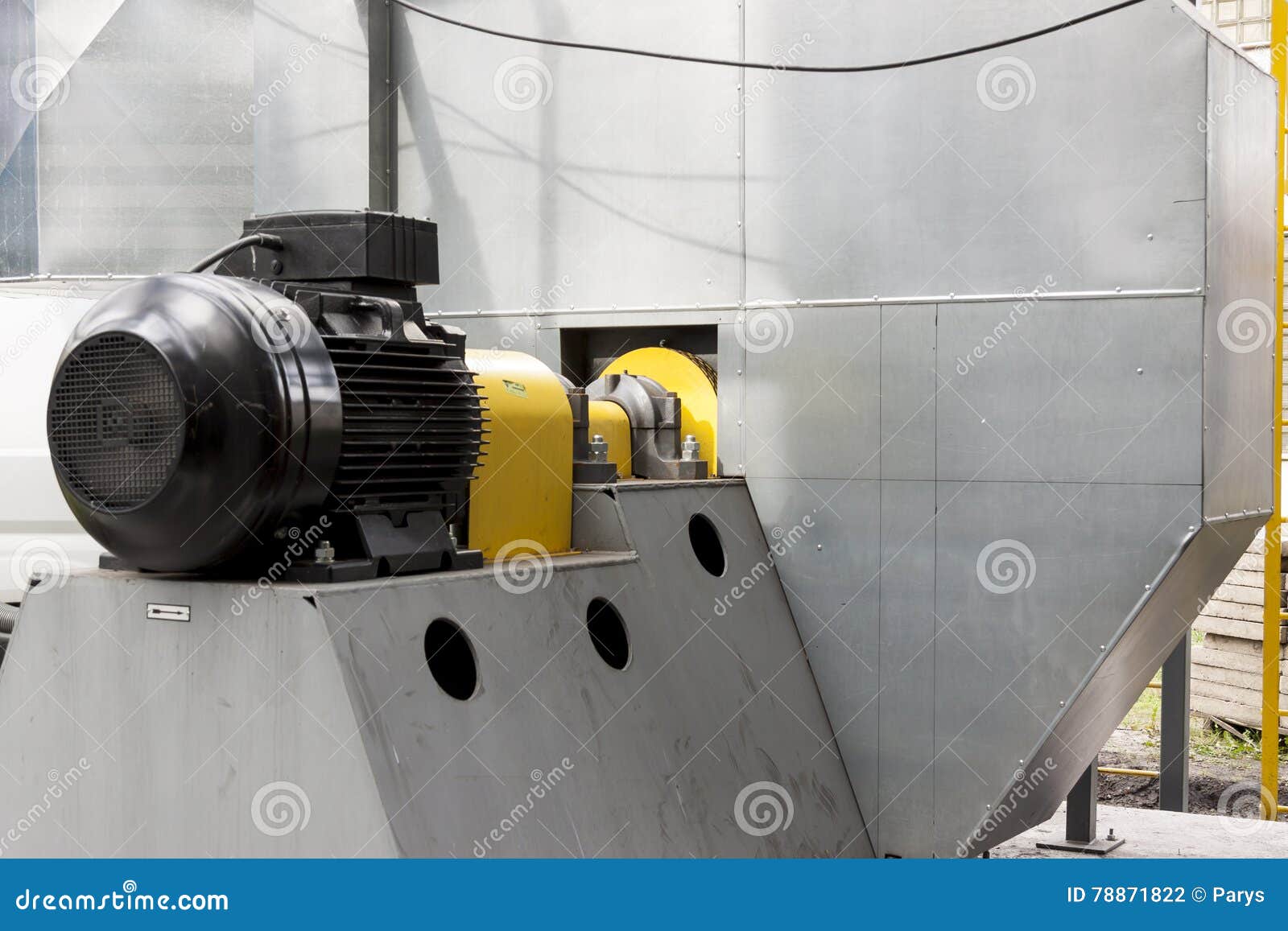 Engine and Fumes Ventilator Stock Photo - Image of canal, exhaust: 78871822