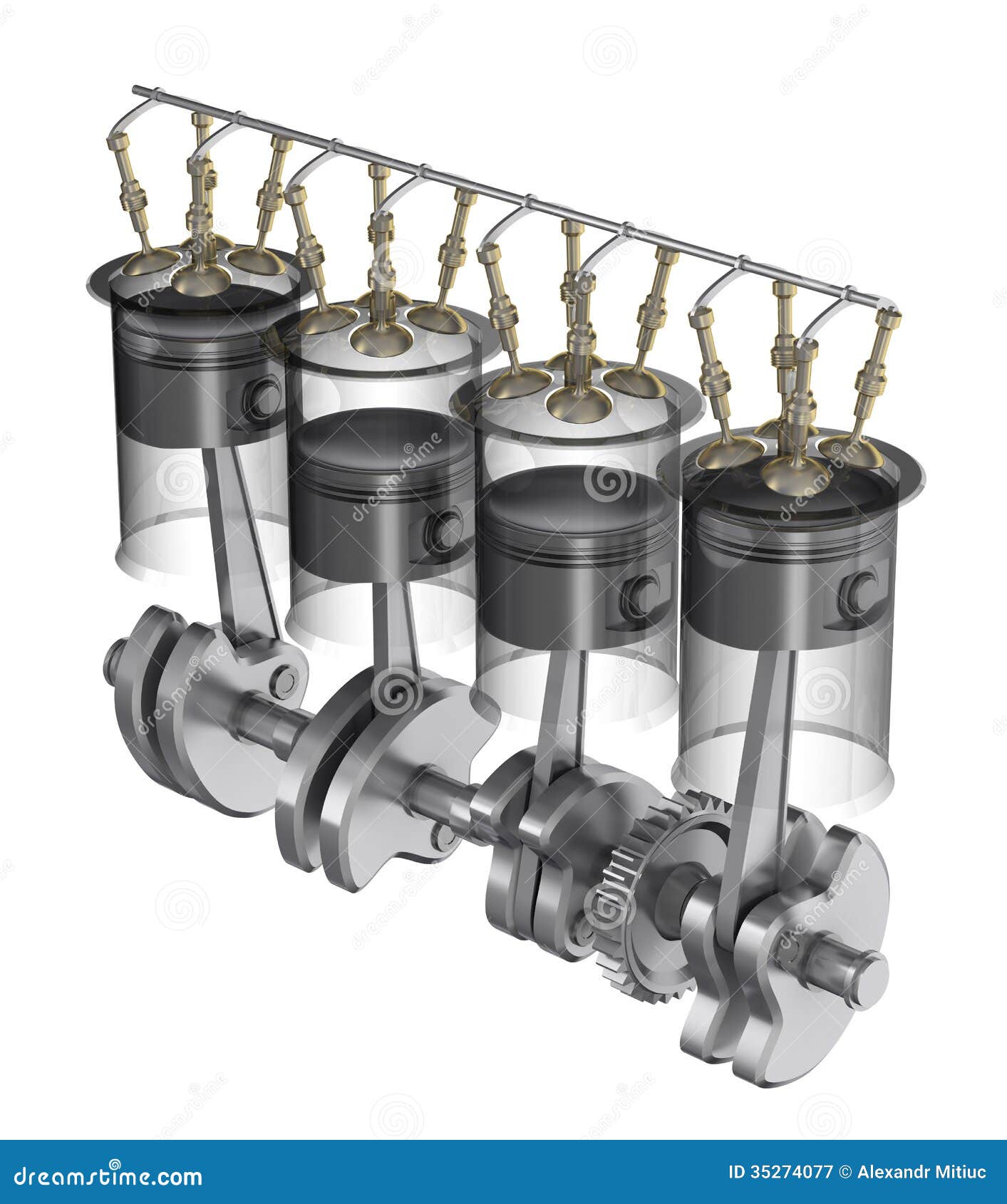 Engine Function - Operating Principle Royalty-Free Stock Photography ...