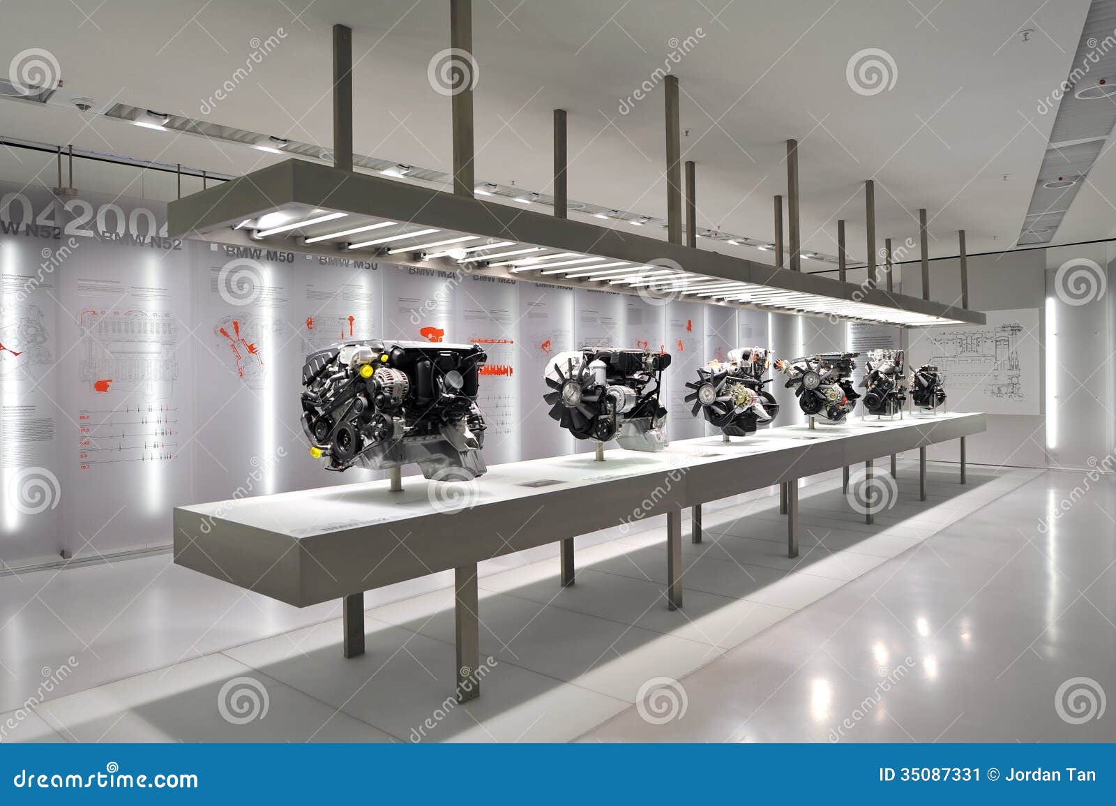Engine Gallery in BMW Museum Editorial Photo - Image of showcase ...