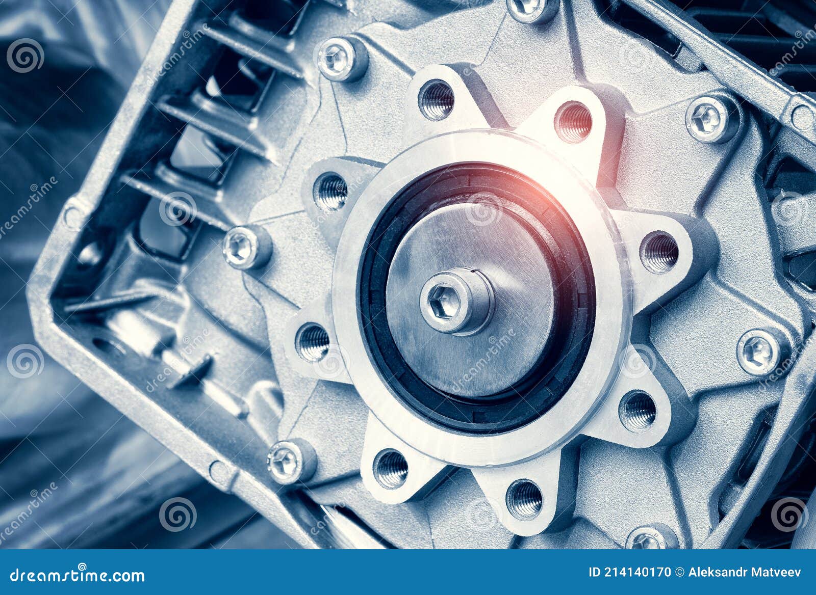 Engine Gear Wheels, Closeup View Stock Photo - Image of engine ...
