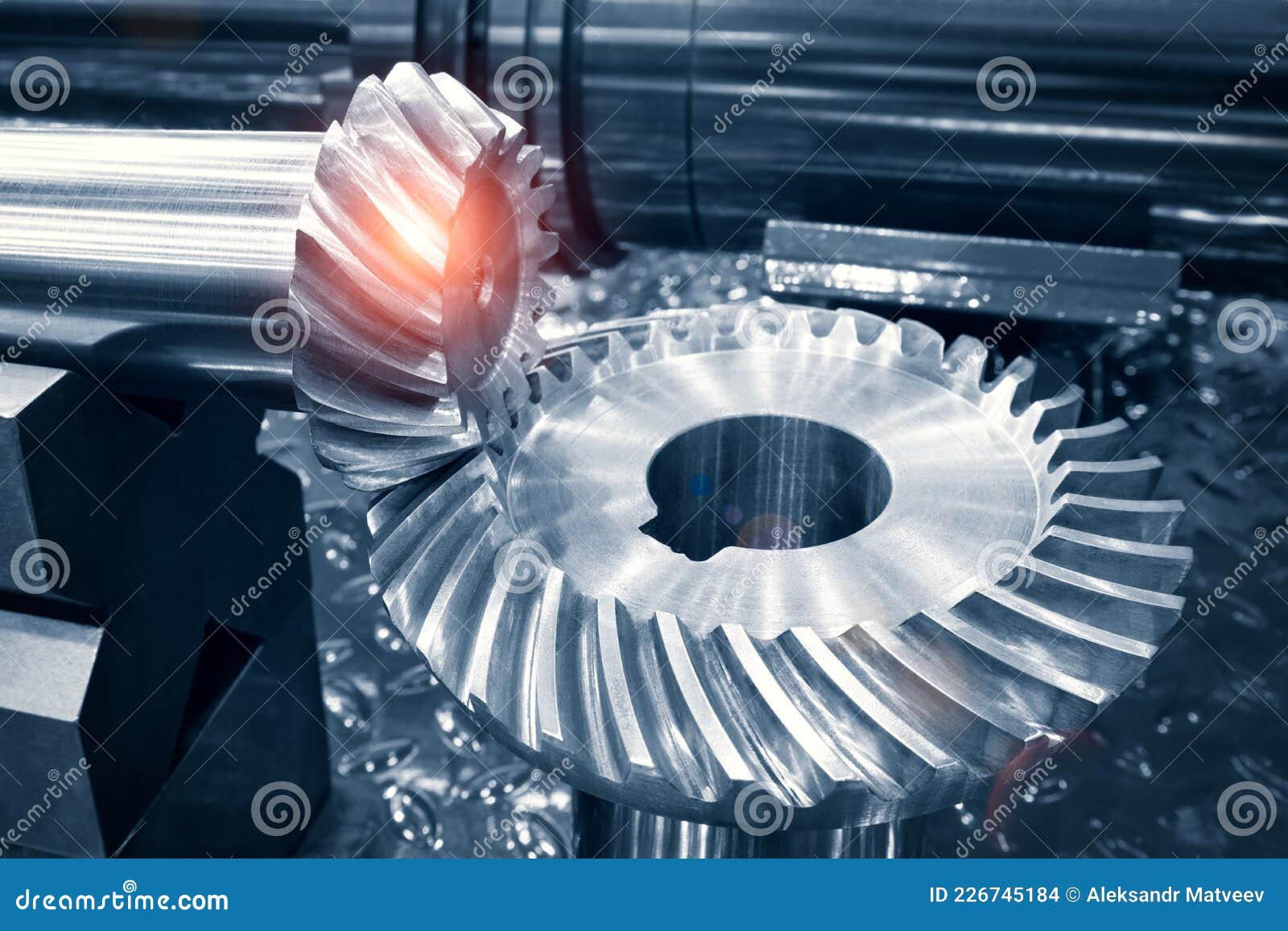 Engine Gear Wheels, Industrial Background Stock Photo - Image of ...