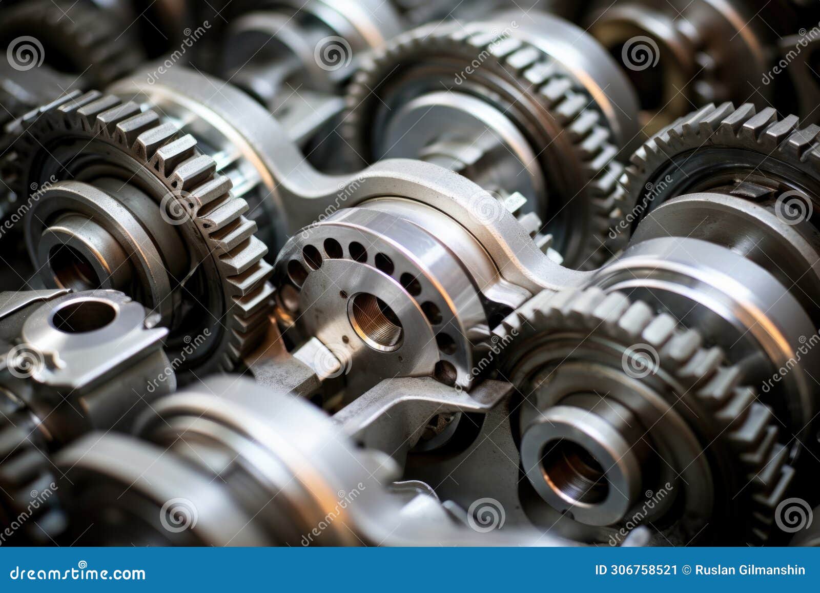 Engine Gear Wheels, Industrial Background Stock Image - Image of engine ...