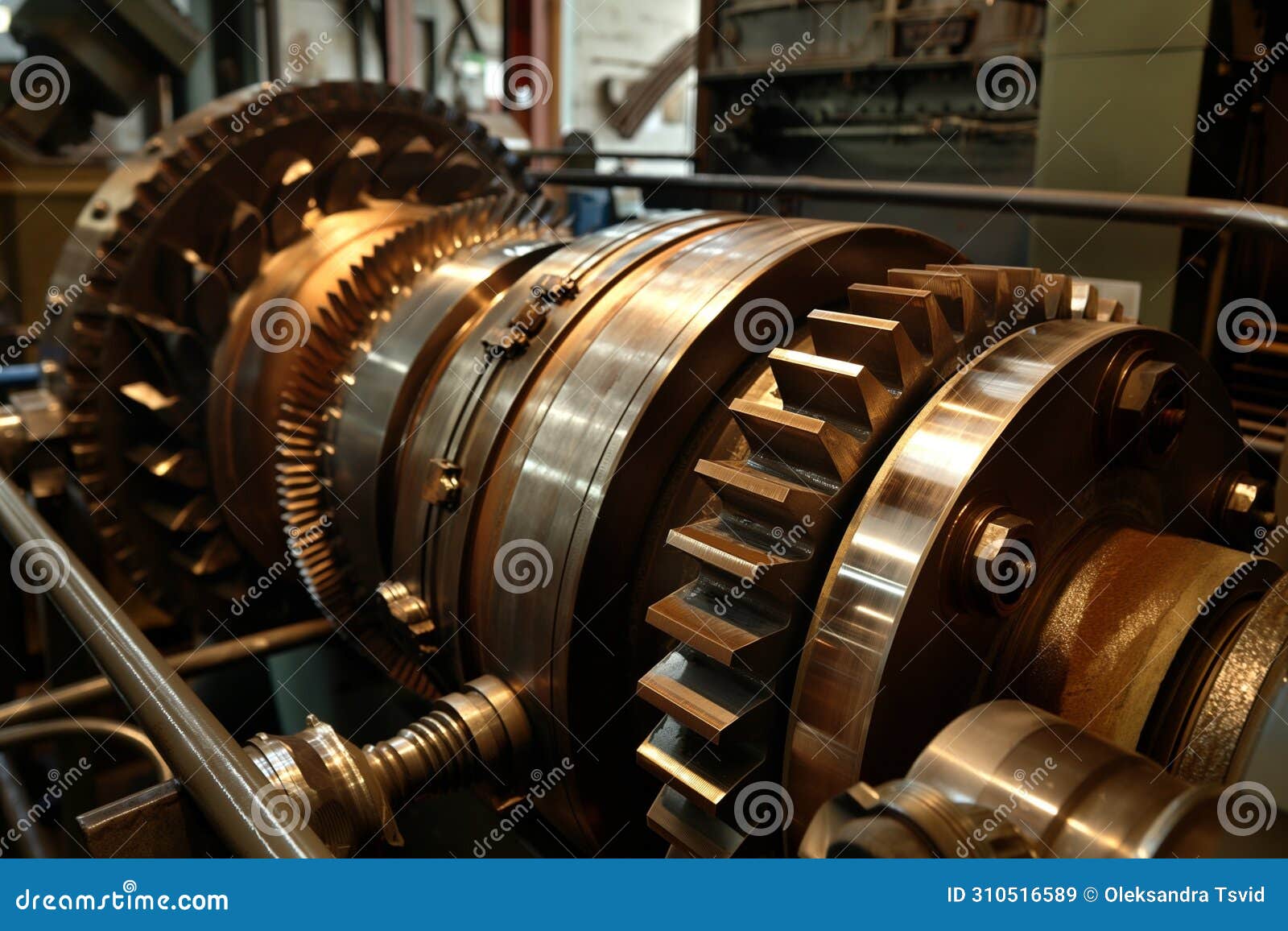 Engine Gear Wheels, Industrial Background Stock Image - Image of ...