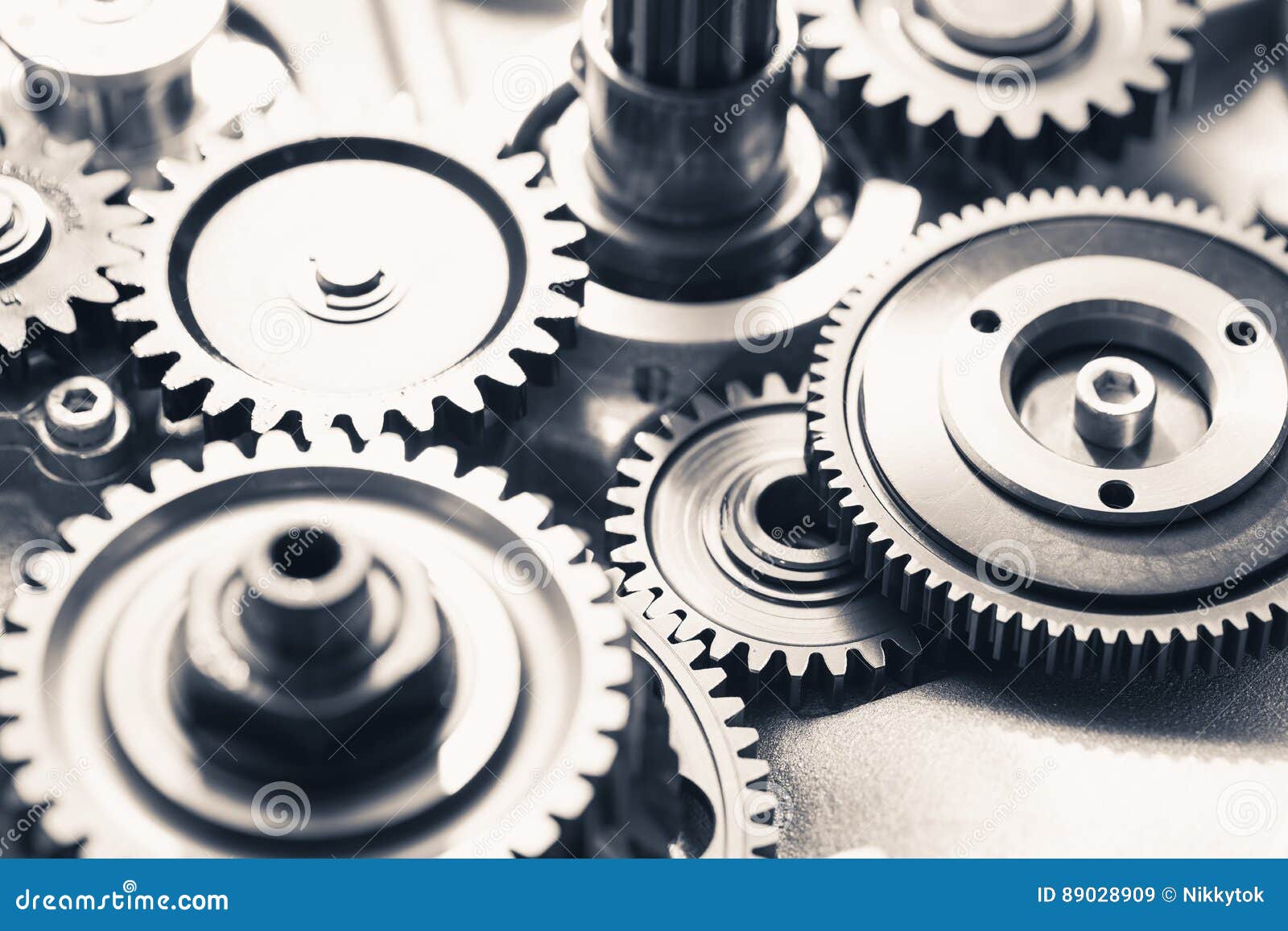 Engine gear wheels stock image. Image of connect, interlock - 89028909