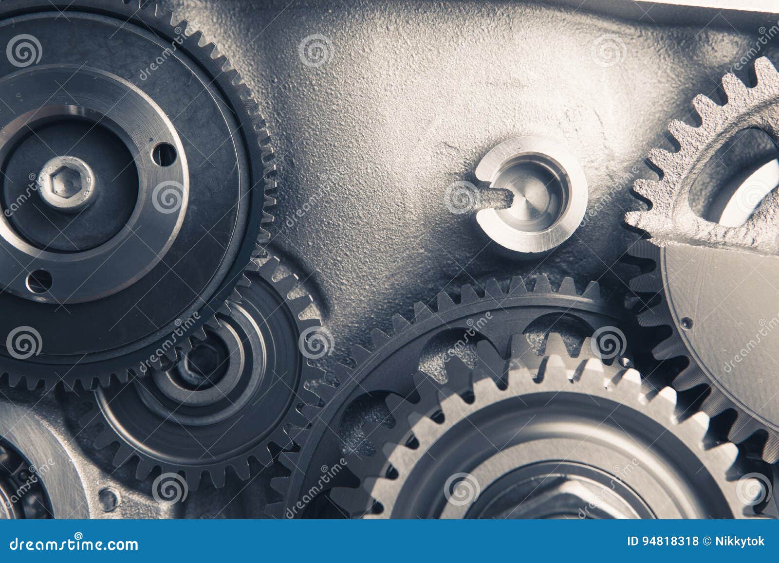 Engine Gear Wheels, Industrial Background Stock Photo - Image of design ...