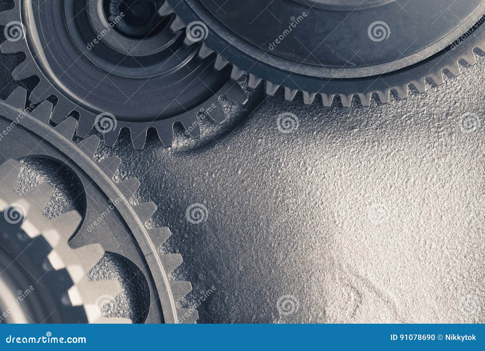 Engine Gear Wheels, Industrial Background Stock Photo - Image of grey ...