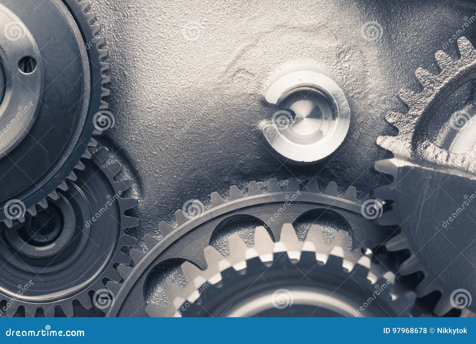 Engine Gear Wheels, Industrial Background Stock Photo - Image of ...