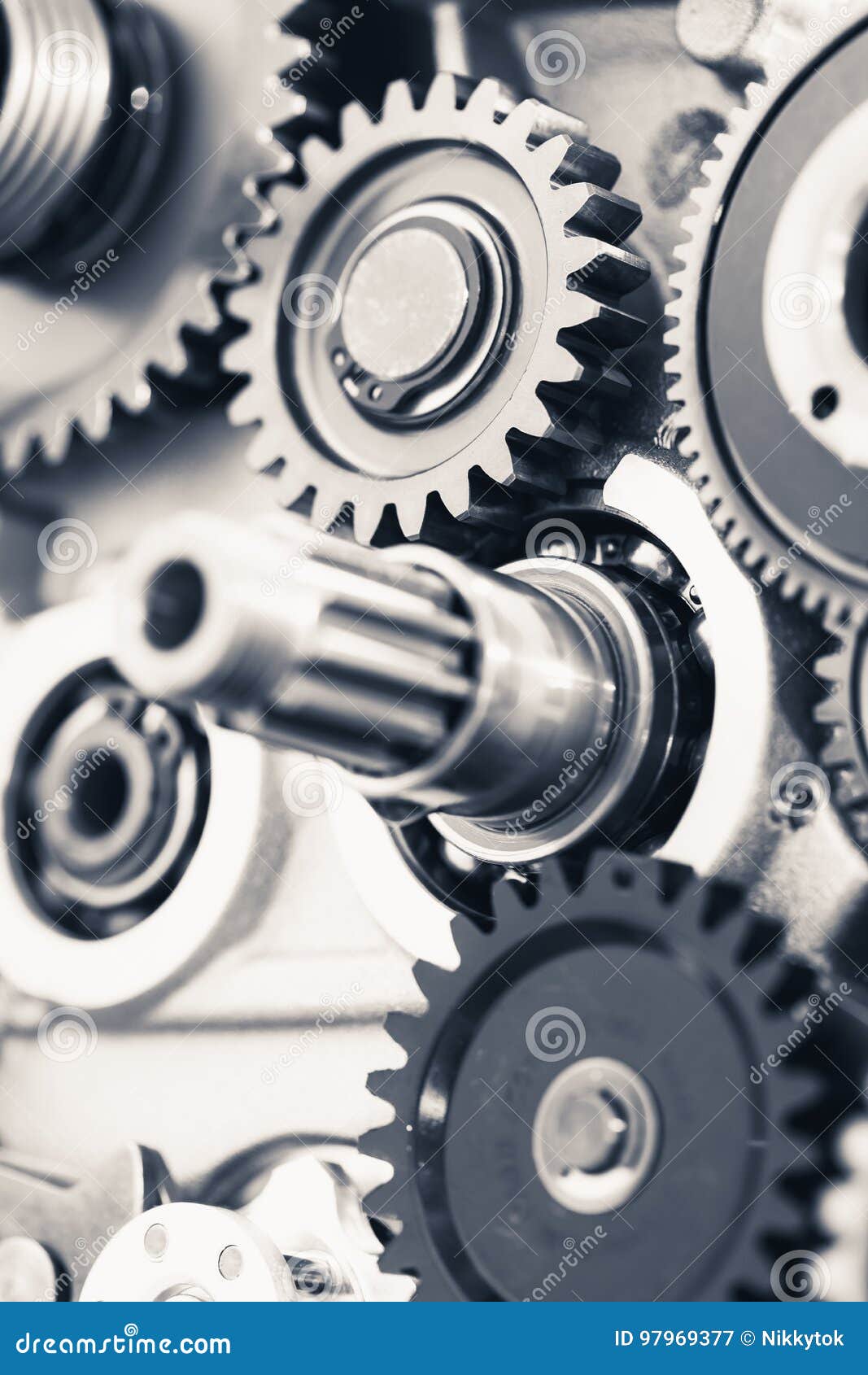 Engine Gear Wheels, Industrial Background Stock Image - Image of cogs ...