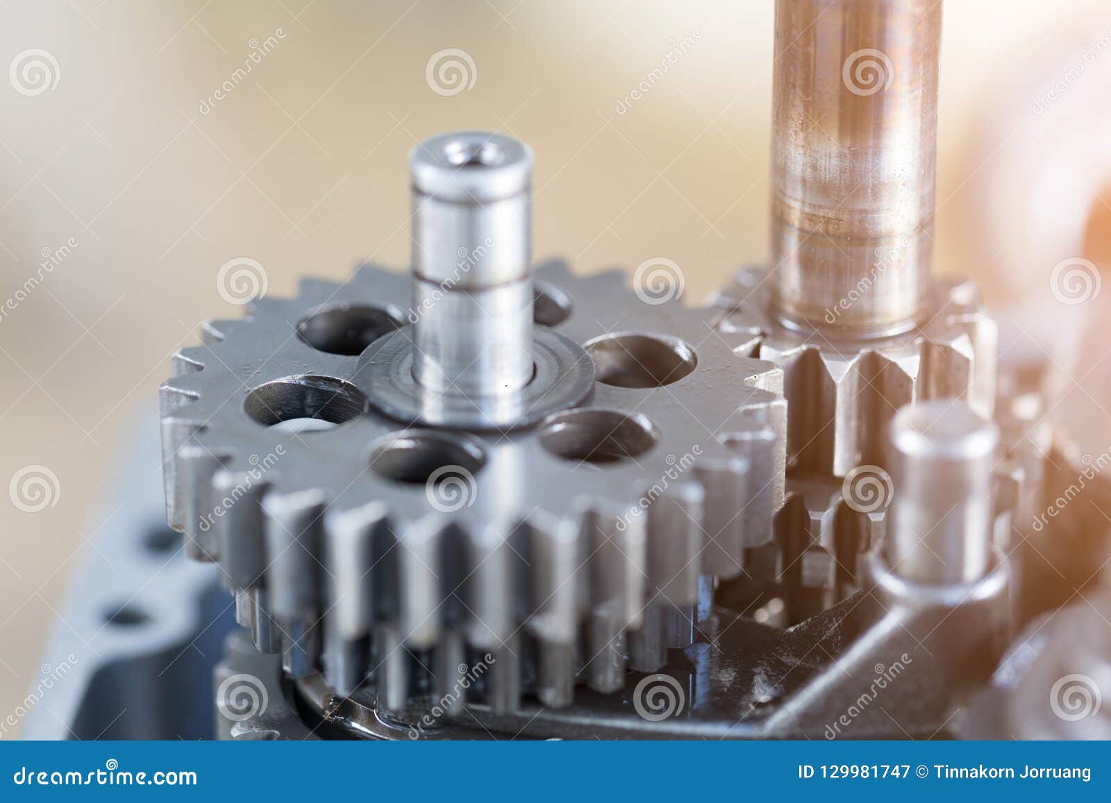 Engine Gear Wheels, Industrial Background, Stock Image - Image of ...