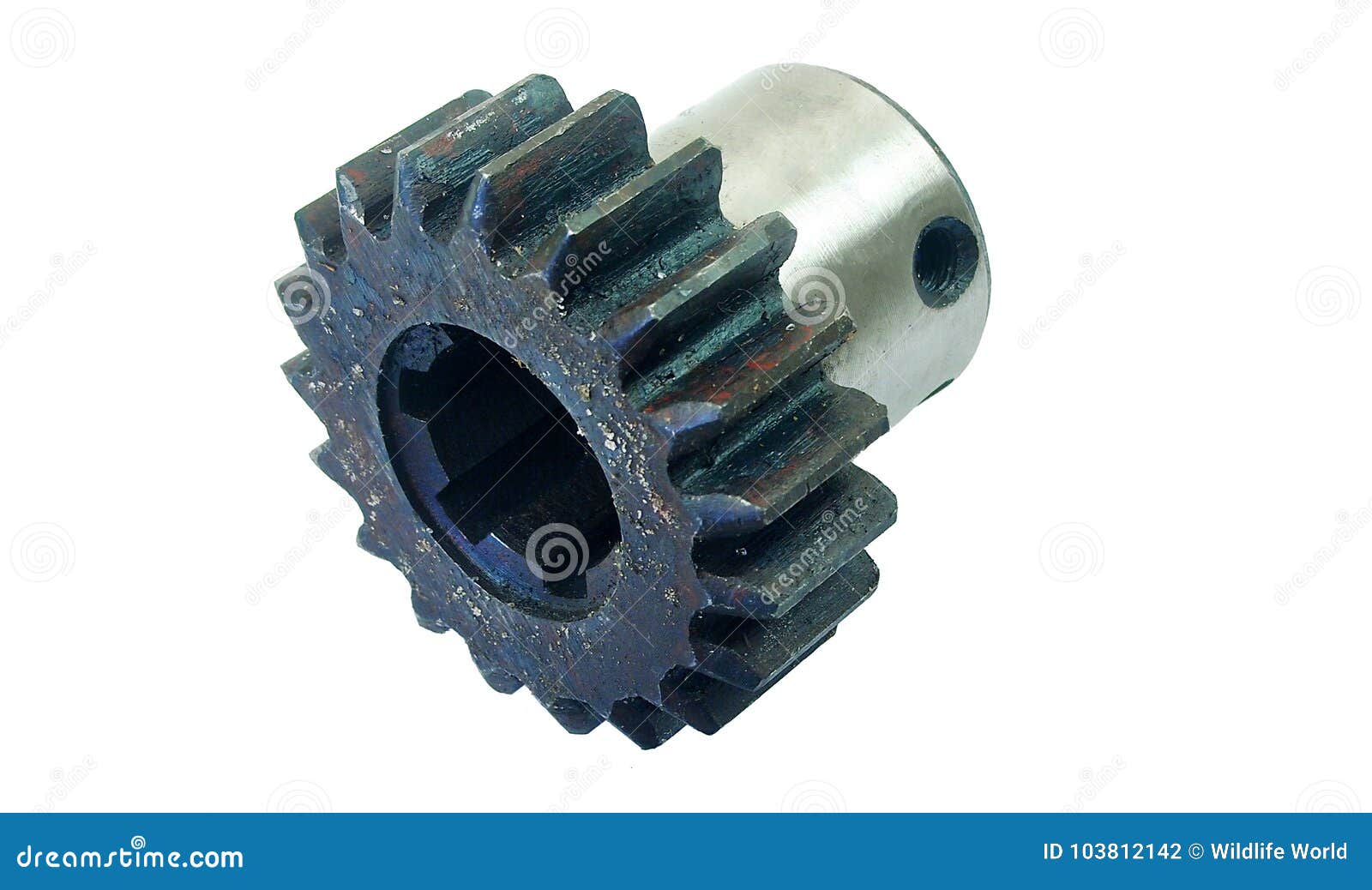 Engine Gear Wheels Isolated on White Stock Photo - Image of mechanics ...