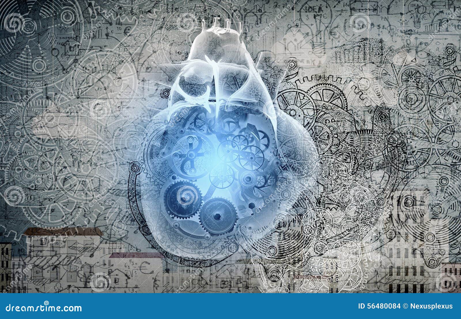 Engine heart stock illustration. Illustration of medicine - 56480084