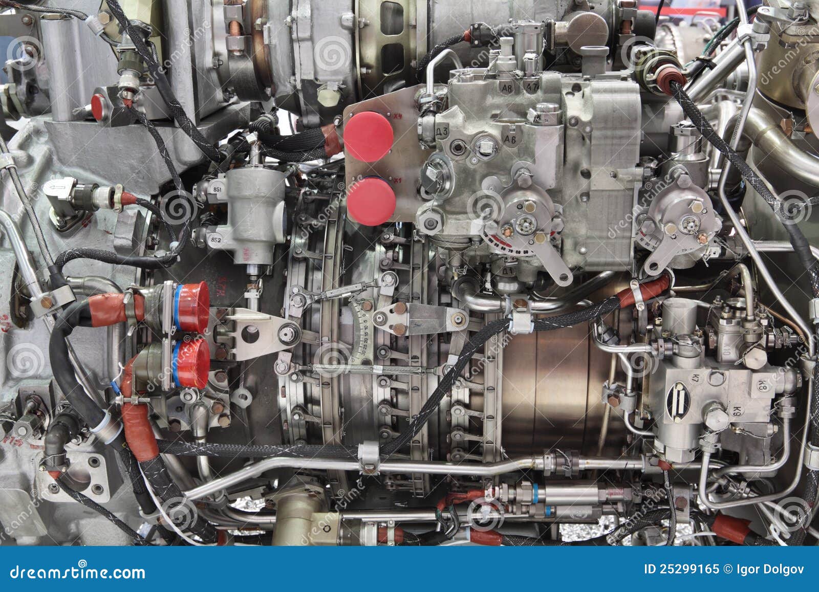 The engine helicopter stock image. Image of components - 25299165