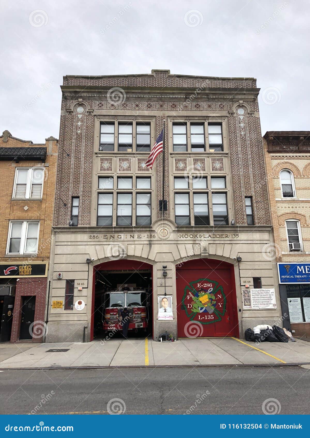 Hook & Ladder Company 8`s Firehouse In New York Editorial Photo ...