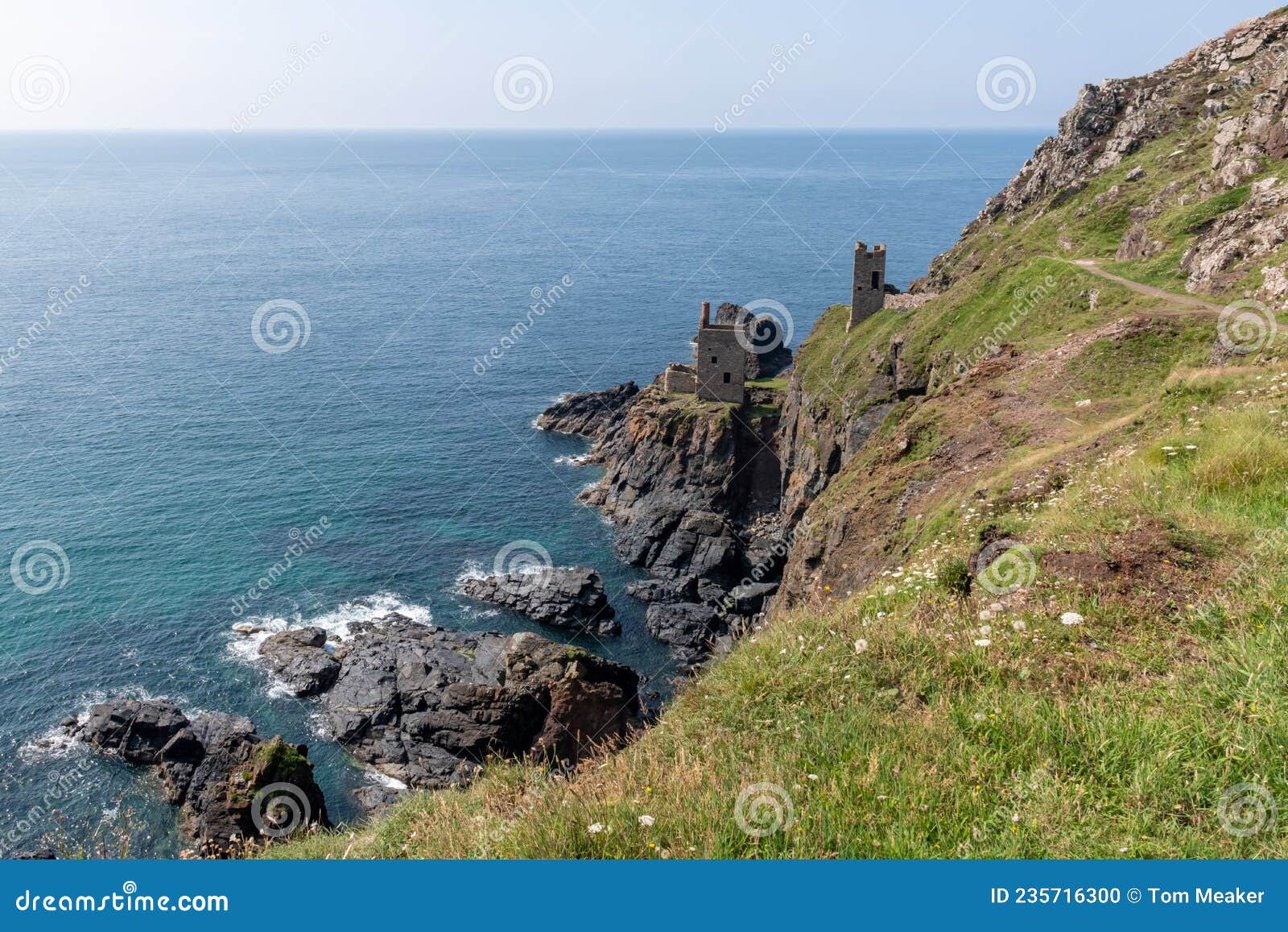 Botallack mine in Cornwall stock photo. Image of heritage - 235716300