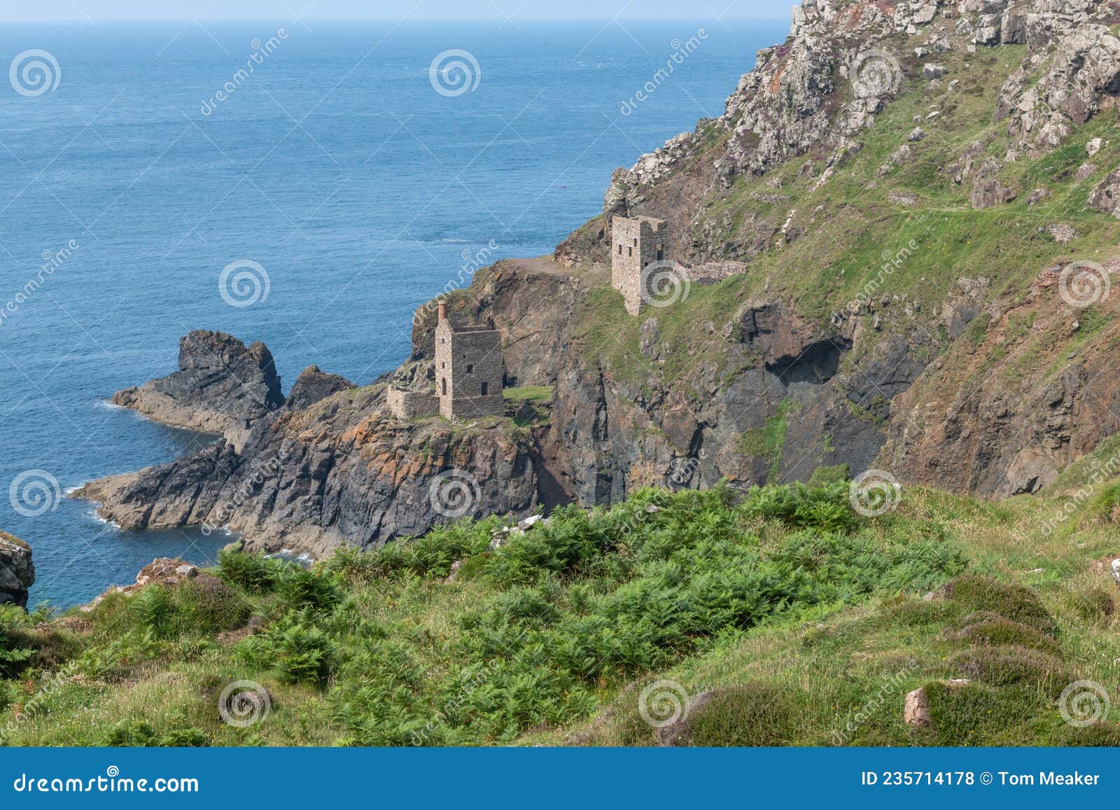 Botallack mine in Cornwall stock photo. Image of industrial - 235714178