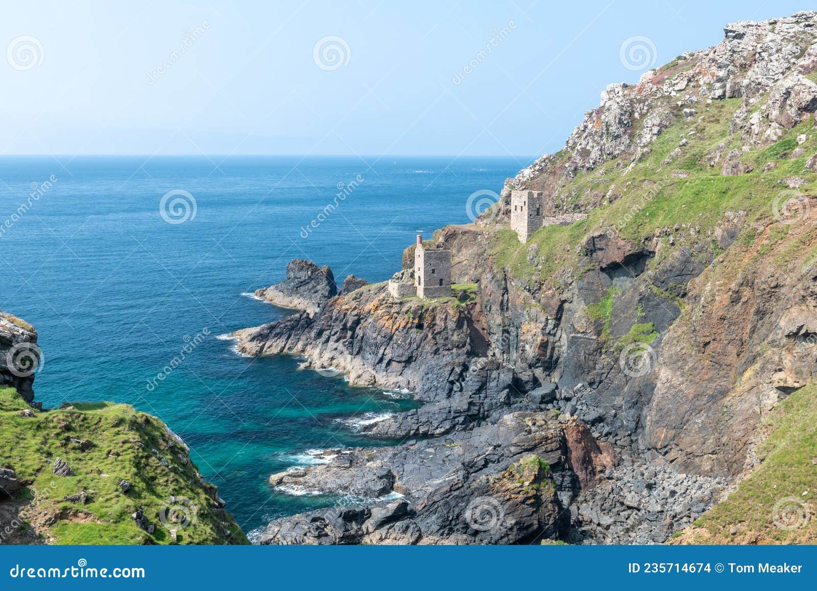 Botallack mine in Cornwall stock photo. Image of famous - 235714674