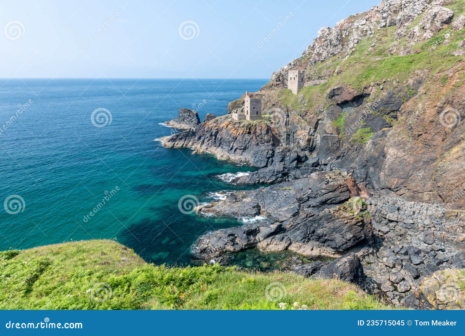 Botallack mine in Cornwall stock image. Image of cornwall - 235715045