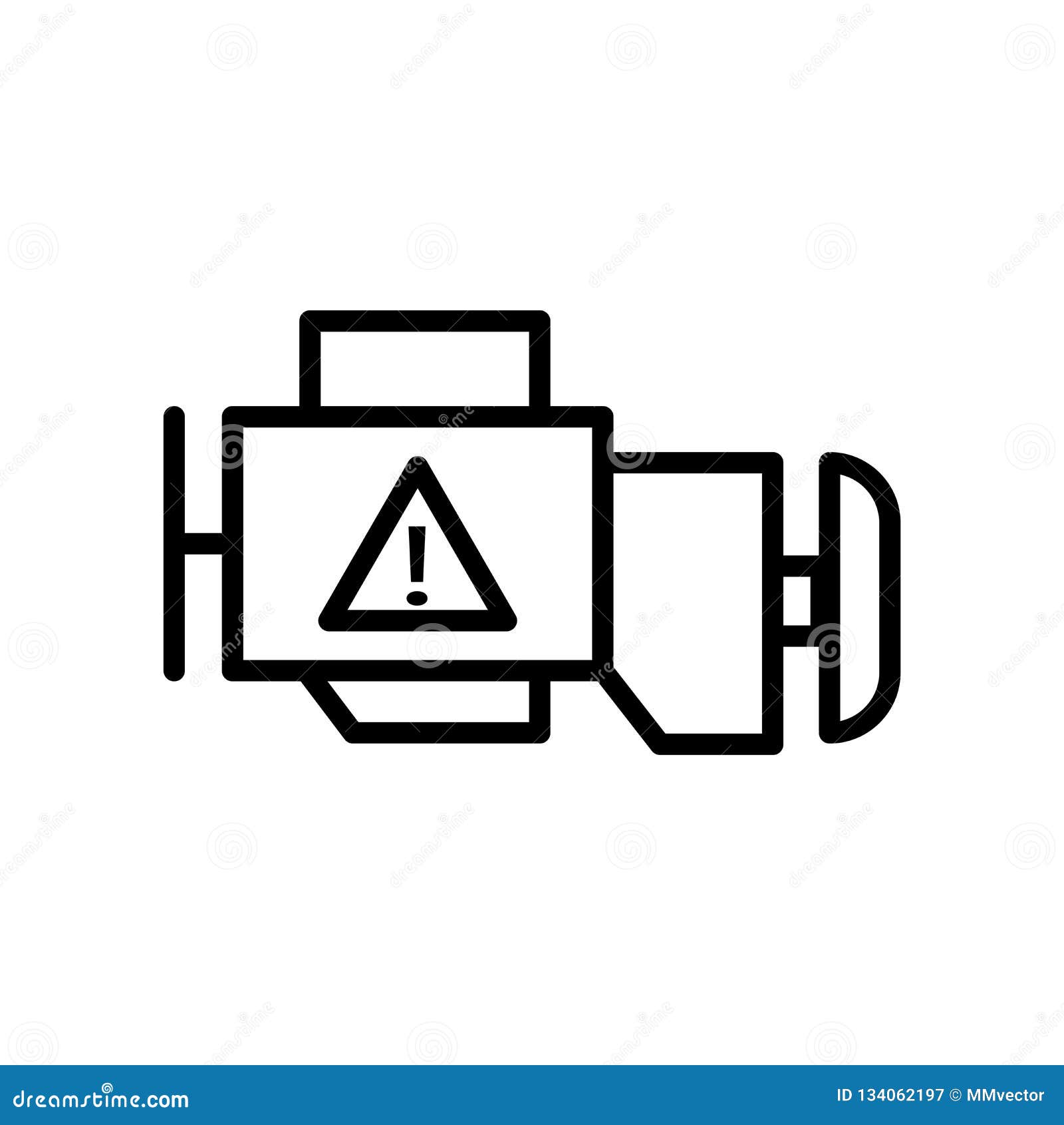 Engine Icon Vector Isolated on White Background, Engine Sign , Linear ...