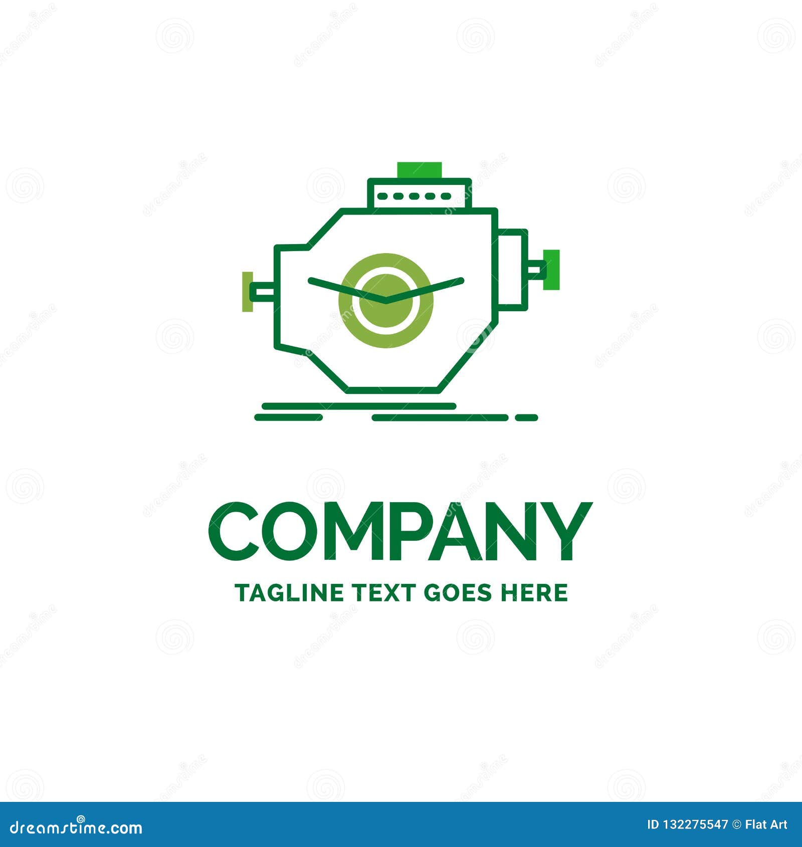 Engine, Industry, Machine, Motor, Performance Flat Business Logo Stock ...