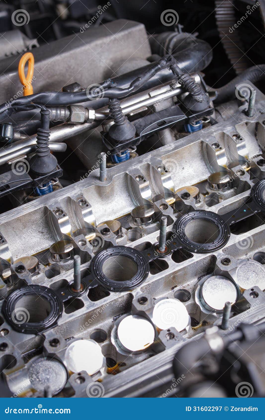 Engine inside stock image. Image of gear, automobile - 31602297