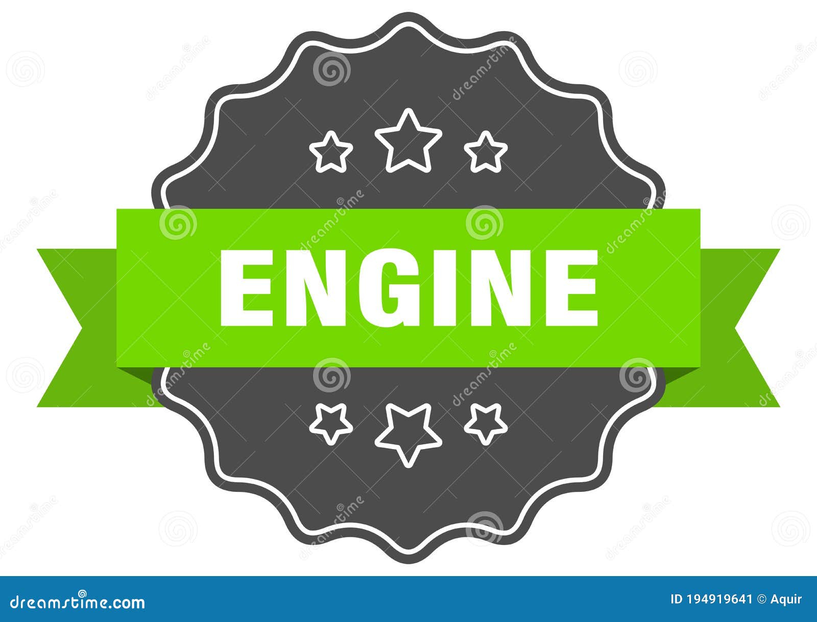 Engine Oil Label With Oil Drop. Oil Development And Extraction. World ...