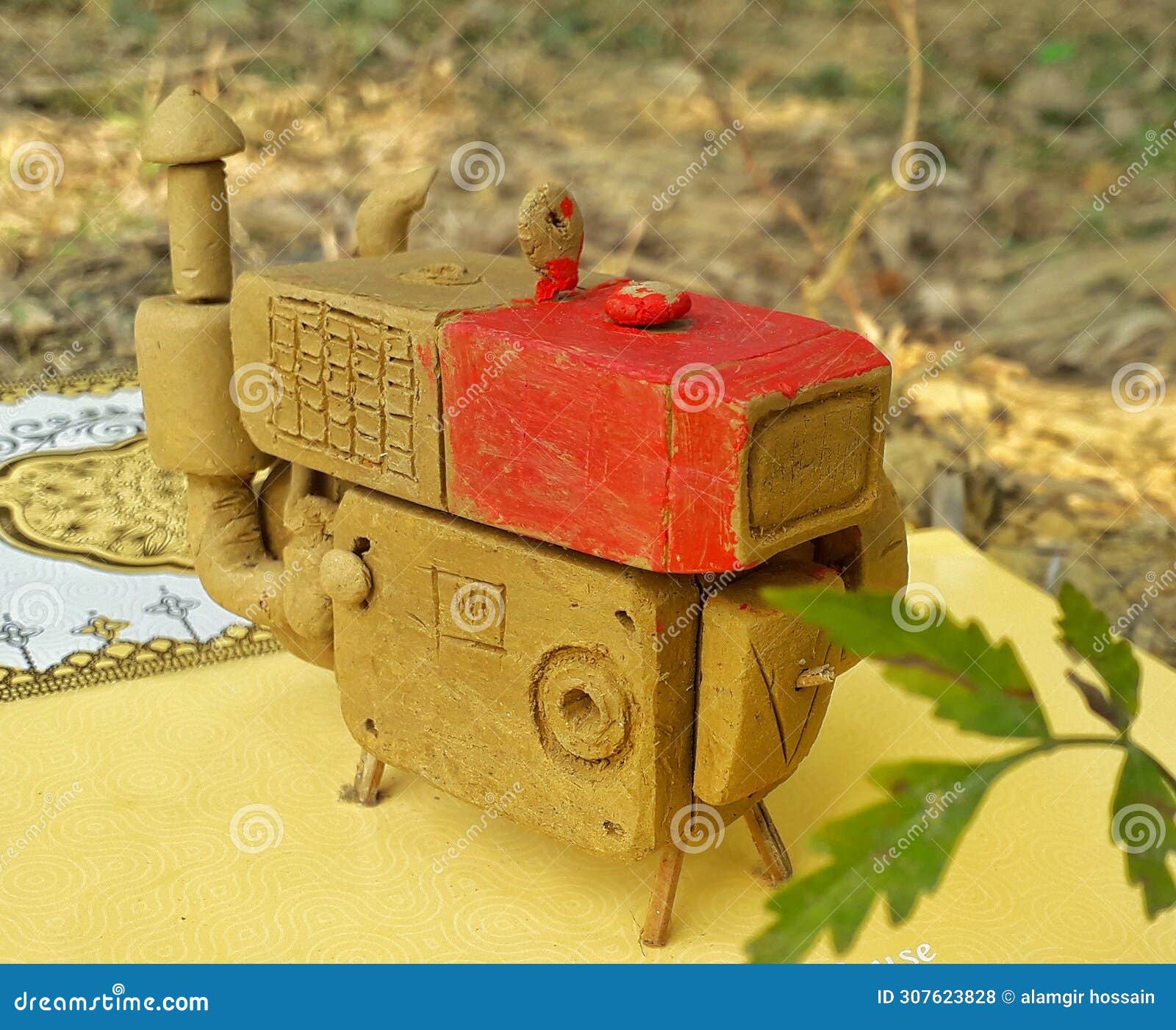 Engine Made of Clay Beautiful Engine Photo Stock Photo - Image of clay ...