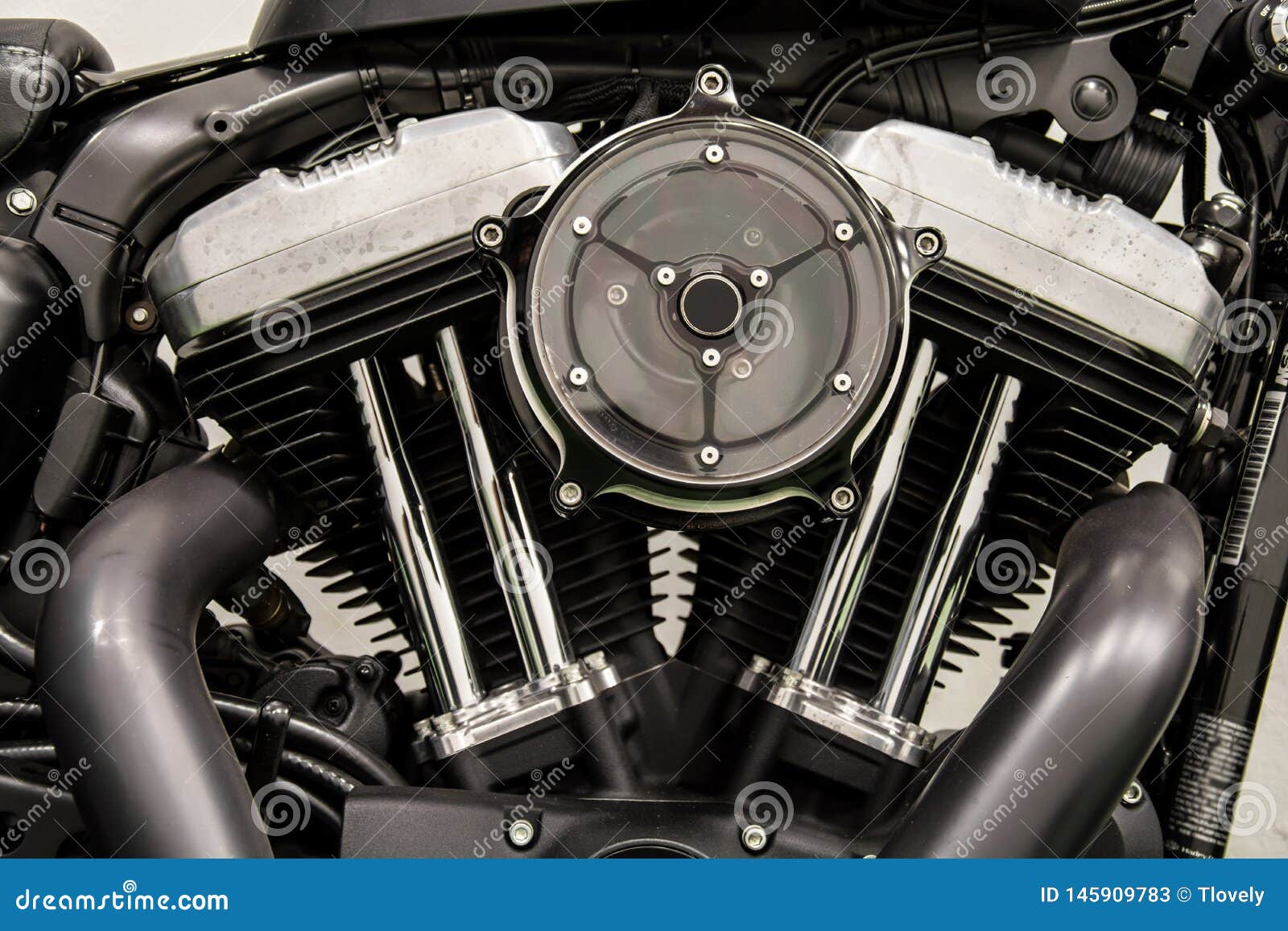 Engine Motorcycle Close-up Detail Background Stock Image - Image of ...