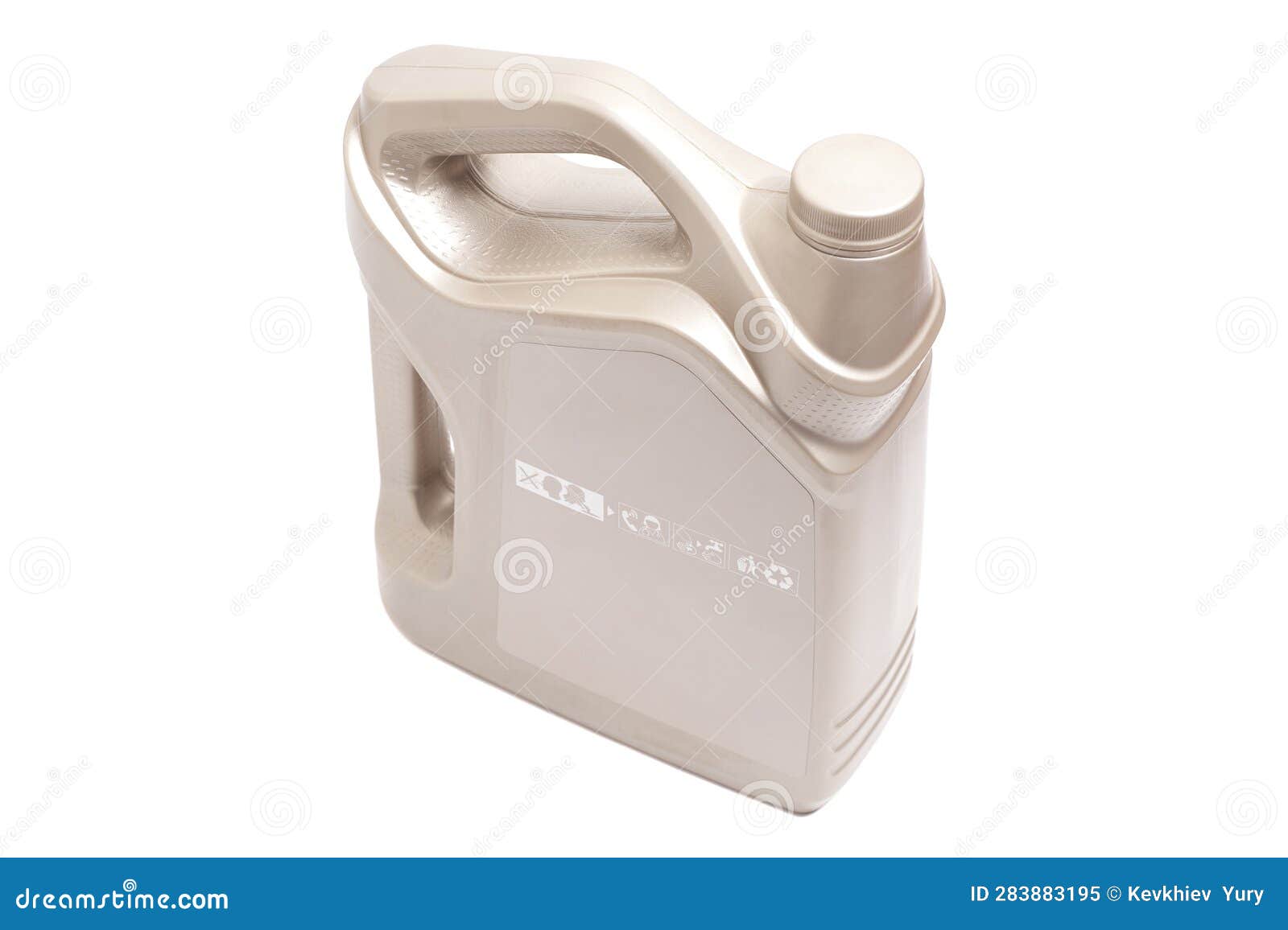 Engine Oil Bottle Isolated on White. Stock Image - Image of full, blank ...