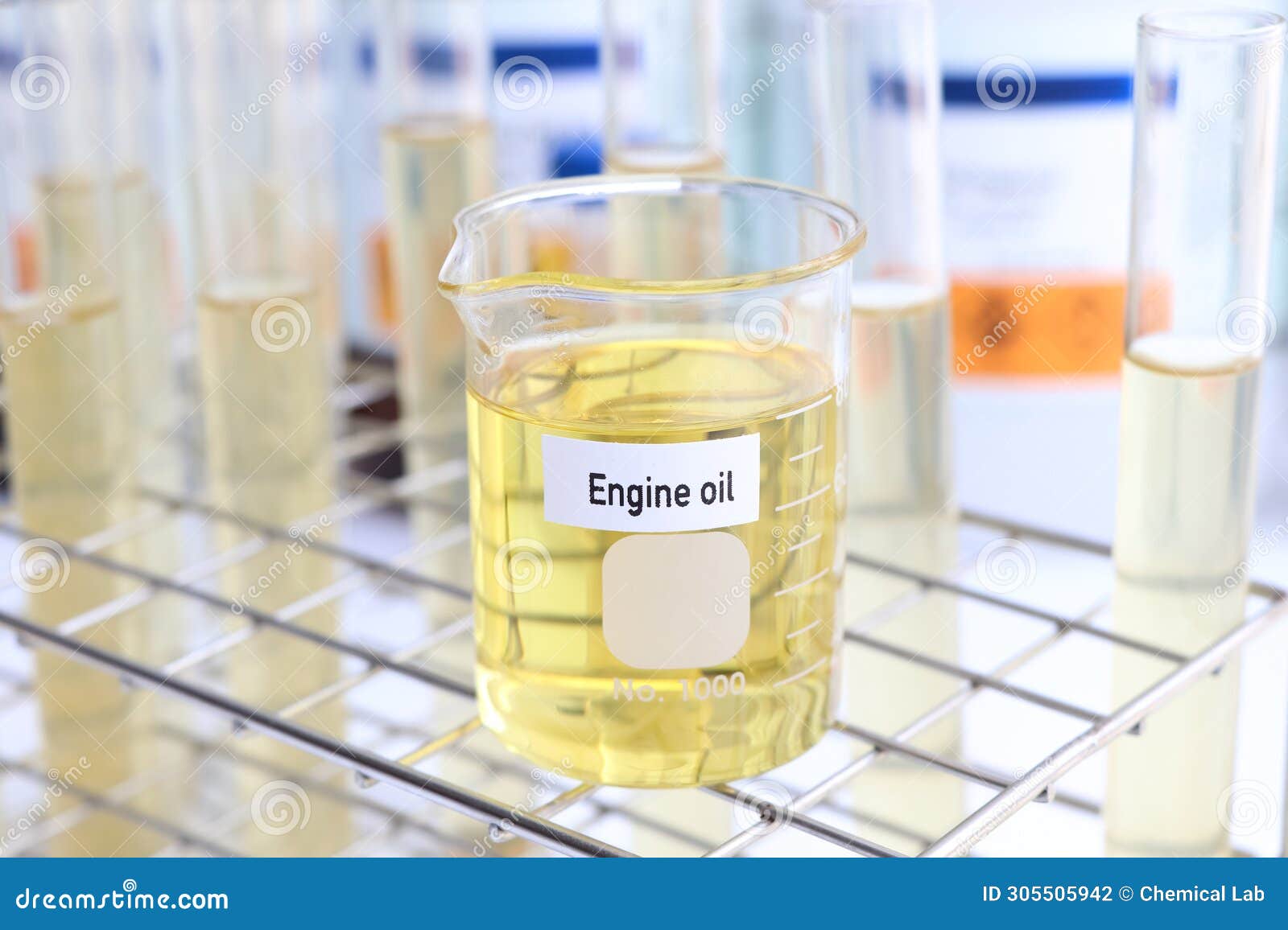 Engine Oil in Container, Science Experiment Concept Stock Photo - Image ...