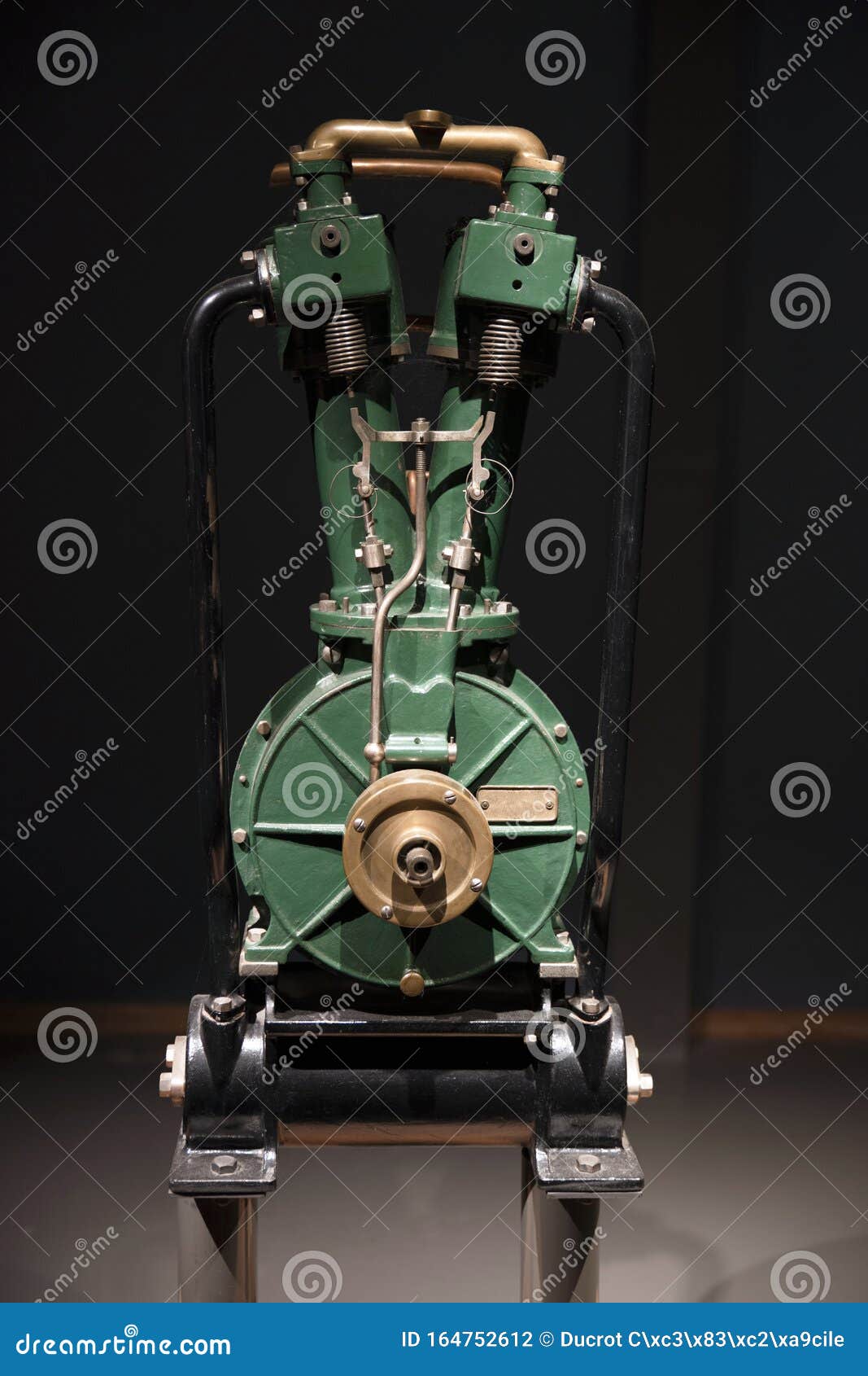 Old car engine stock photo. Image of motor, vehicle - 164752612