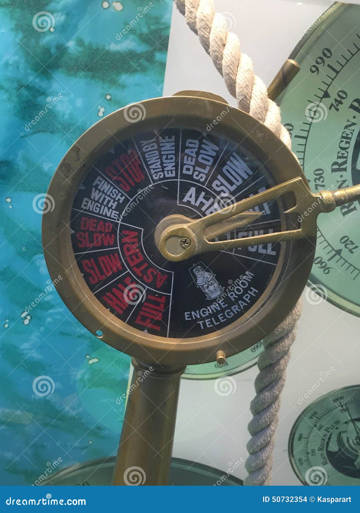 Engine Order telegraph stock photo. Image of order, speed - 50732354