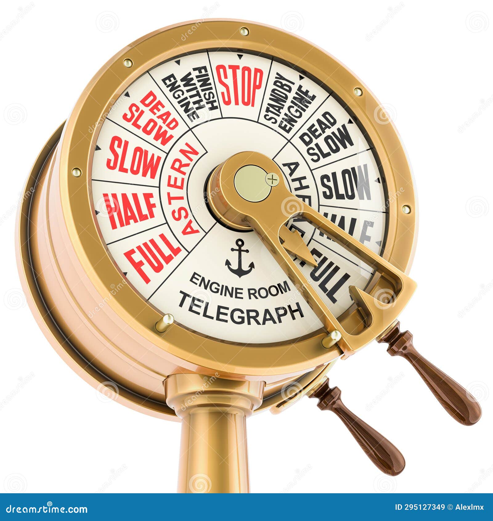 Engine Order Telegraph. Maritime Nautical Brass Ships Telegraph Stock ...