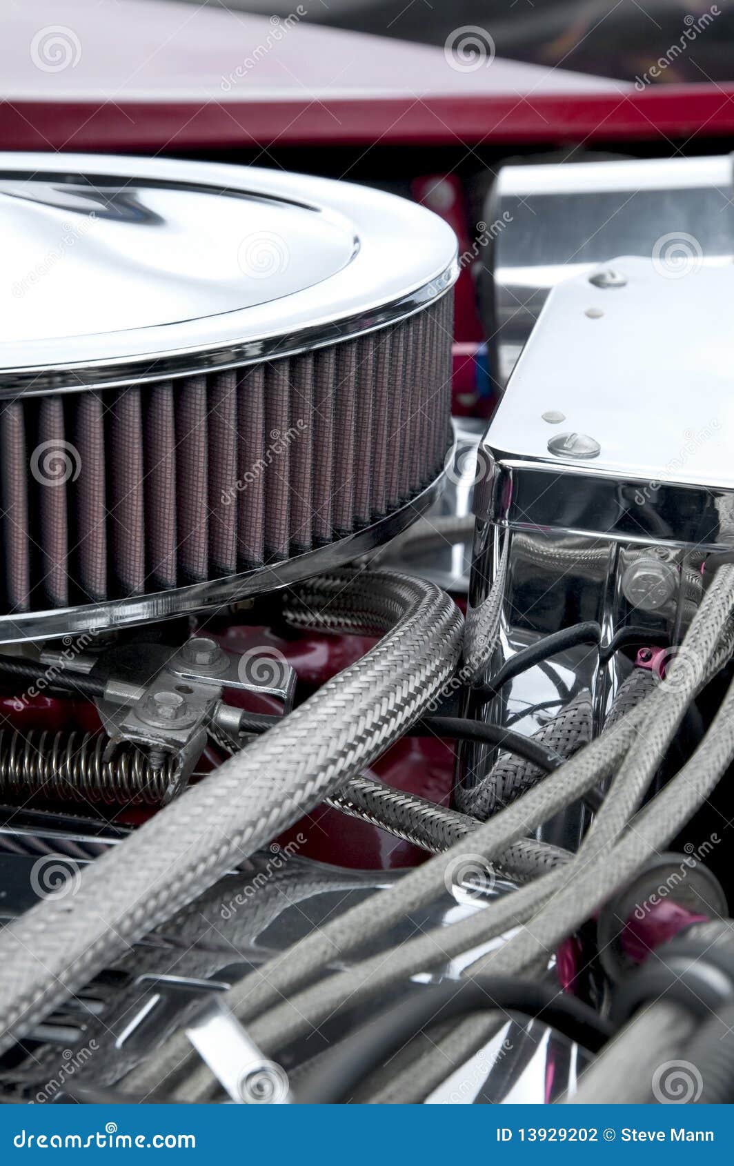 Engine parts stock photo. Image of horsepower, chromed - 13929202