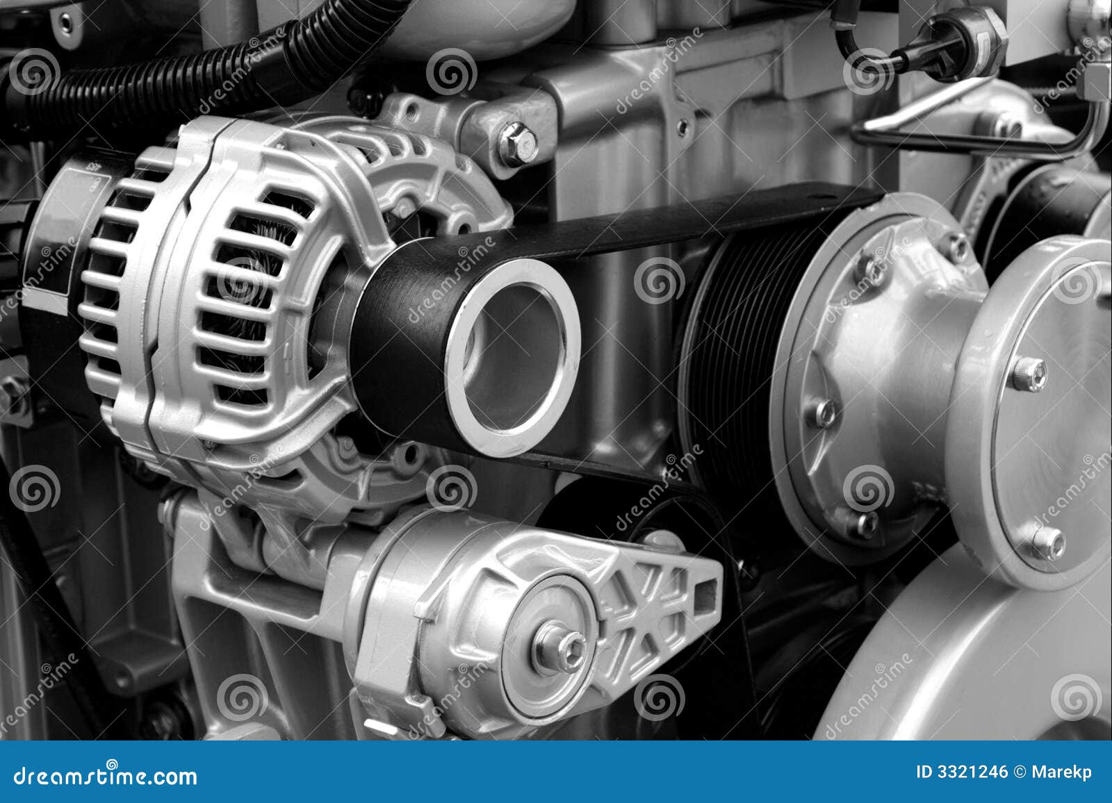 Engine Parts and Components Stock Photo - Image of ignition, automotive ...