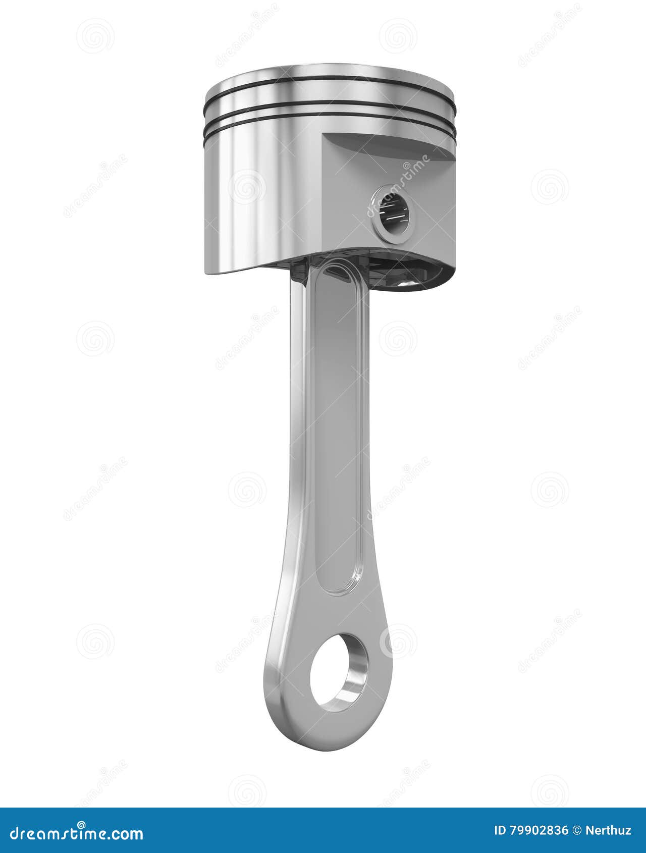 Engine Piston Isolated stock illustration. Illustration of iron - 79902836