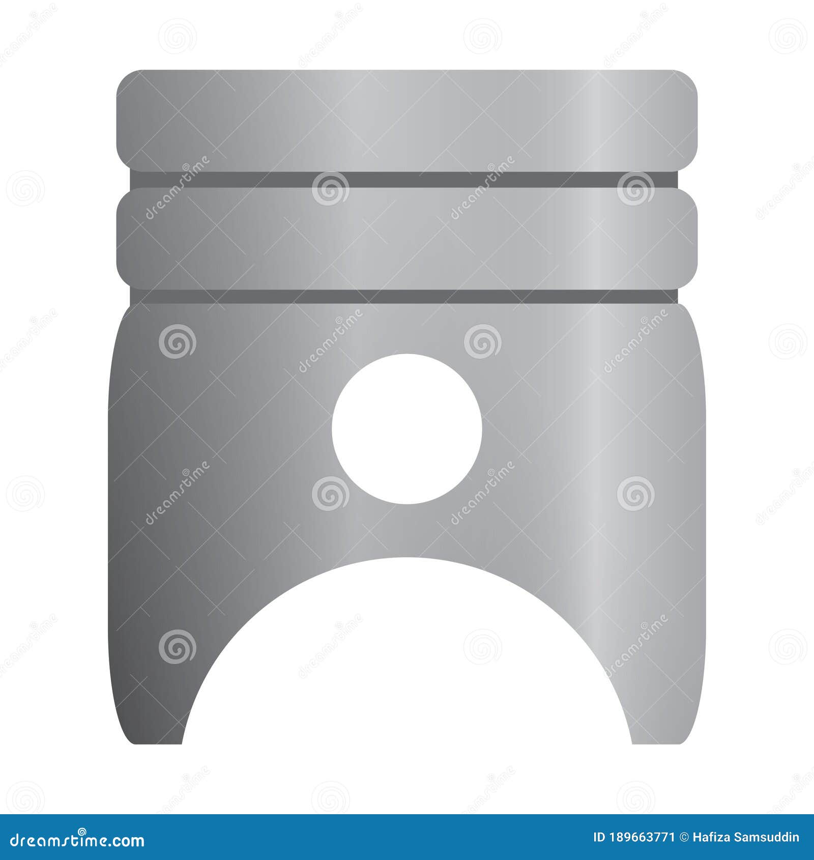 Engine Piston. Vector Illustration Decorative Design Stock Vector ...