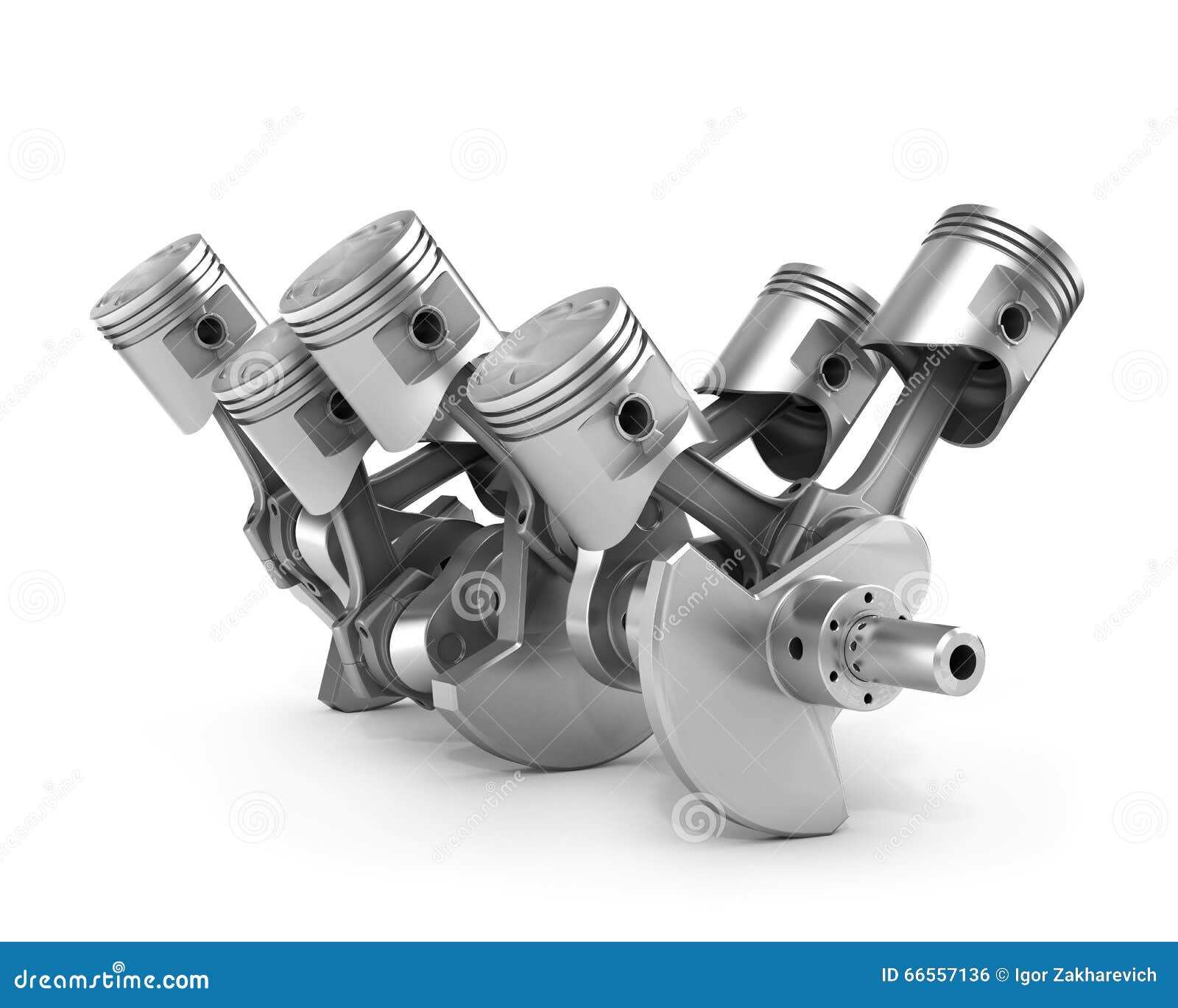 Engine pistons and cog. stock illustration. Illustration of metal ...