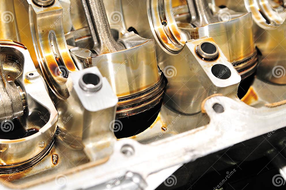 Engine pistons. stock photo. Image of motion, piston - 36958472