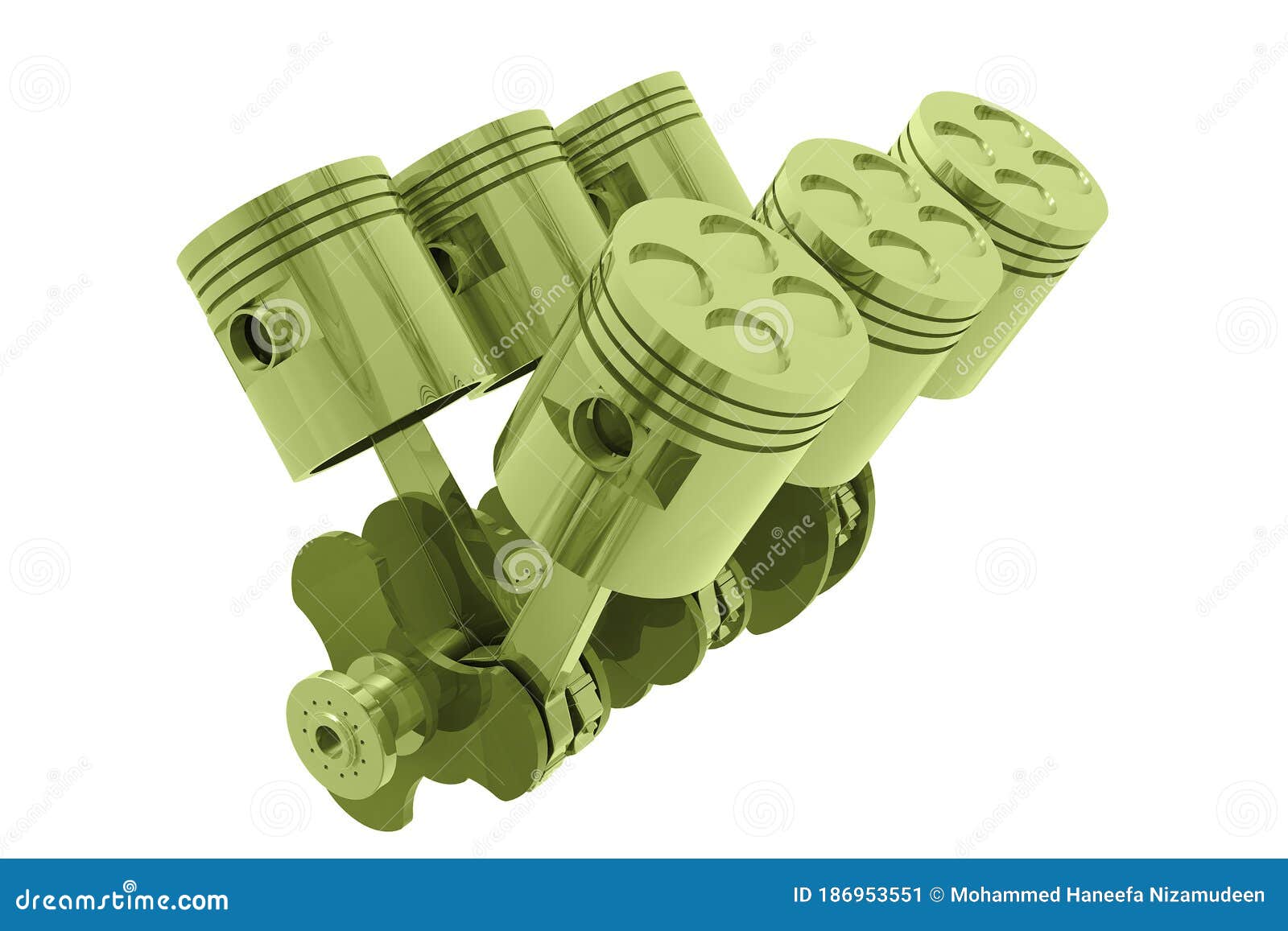 Engine pistons stock illustration. Illustration of power - 186953551