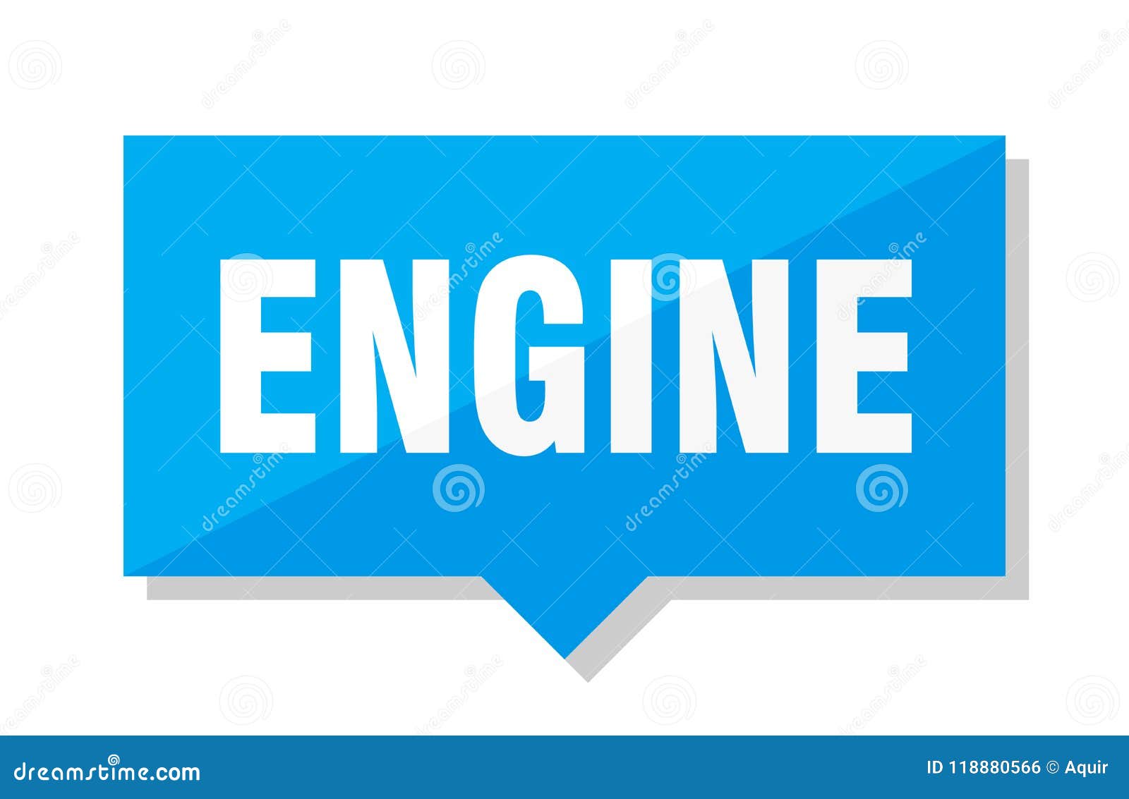 Engine price tag stock vector. Illustration of seal - 118880566