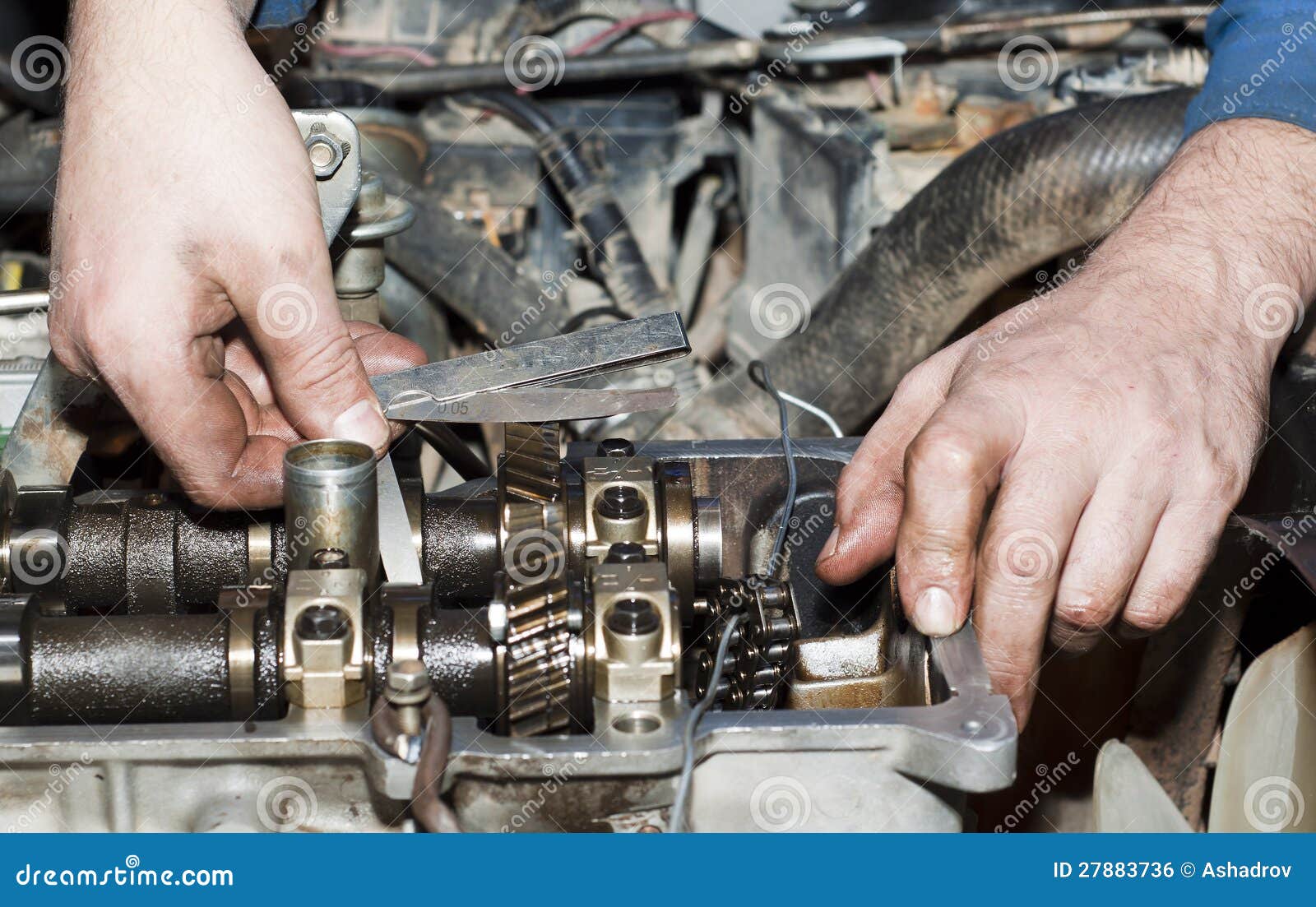 Engine repair stock photo. Image of hood, engine, motor - 27883736