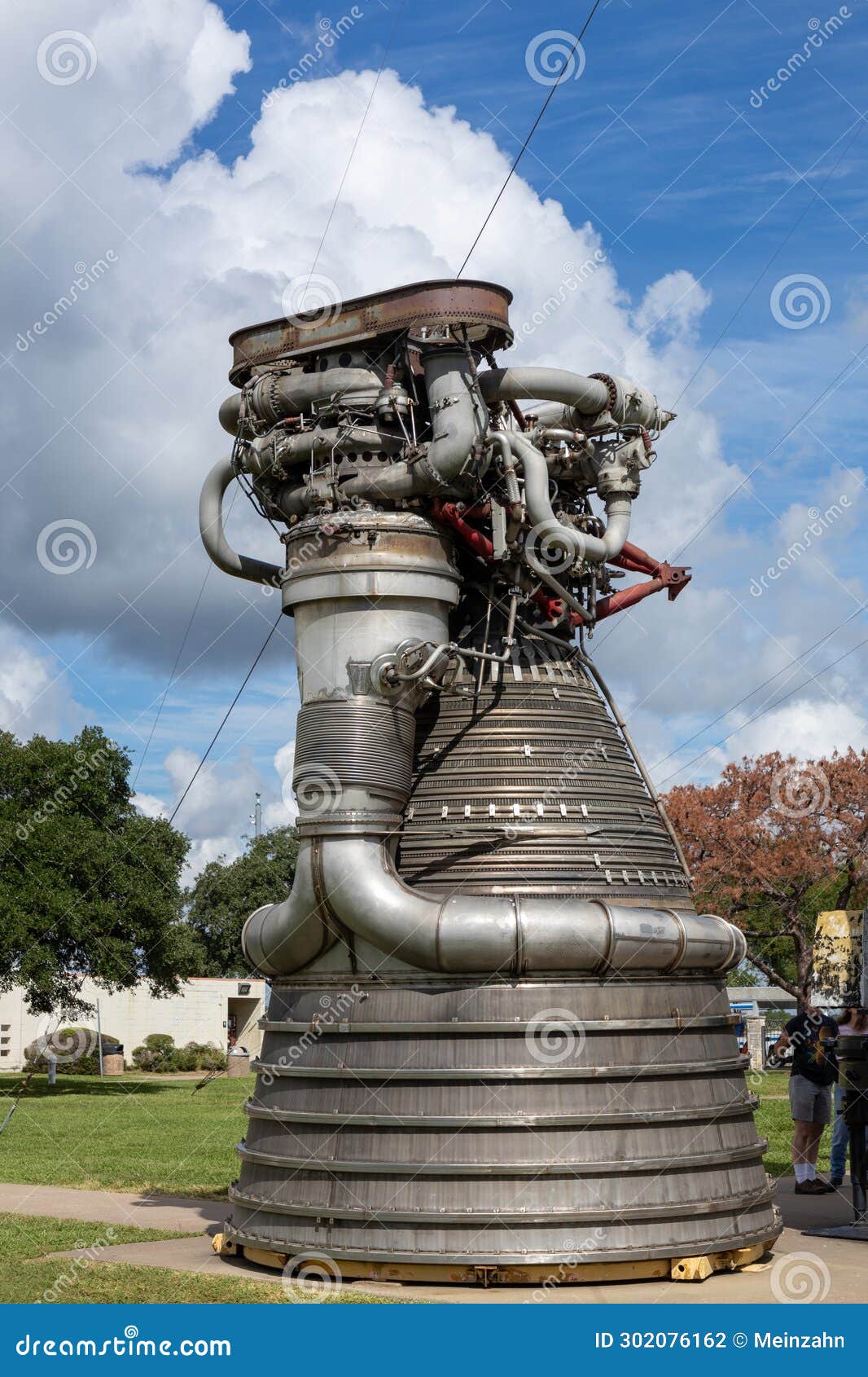 Engine of a Rocket at the Houston Space Center in Houston, TX, USA ...