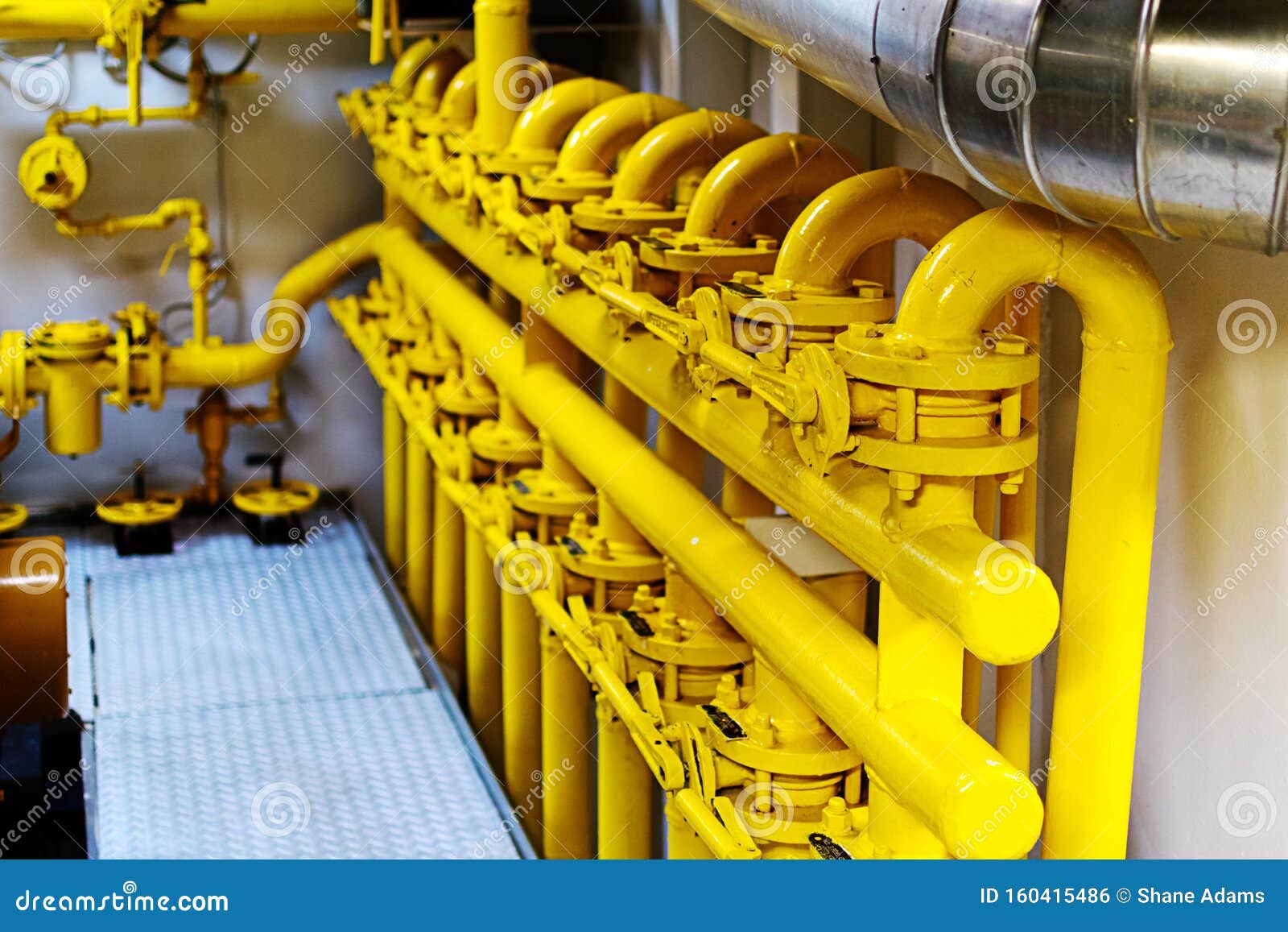 Engine Room Details stock photo. Image of offshore, supply - 160415486