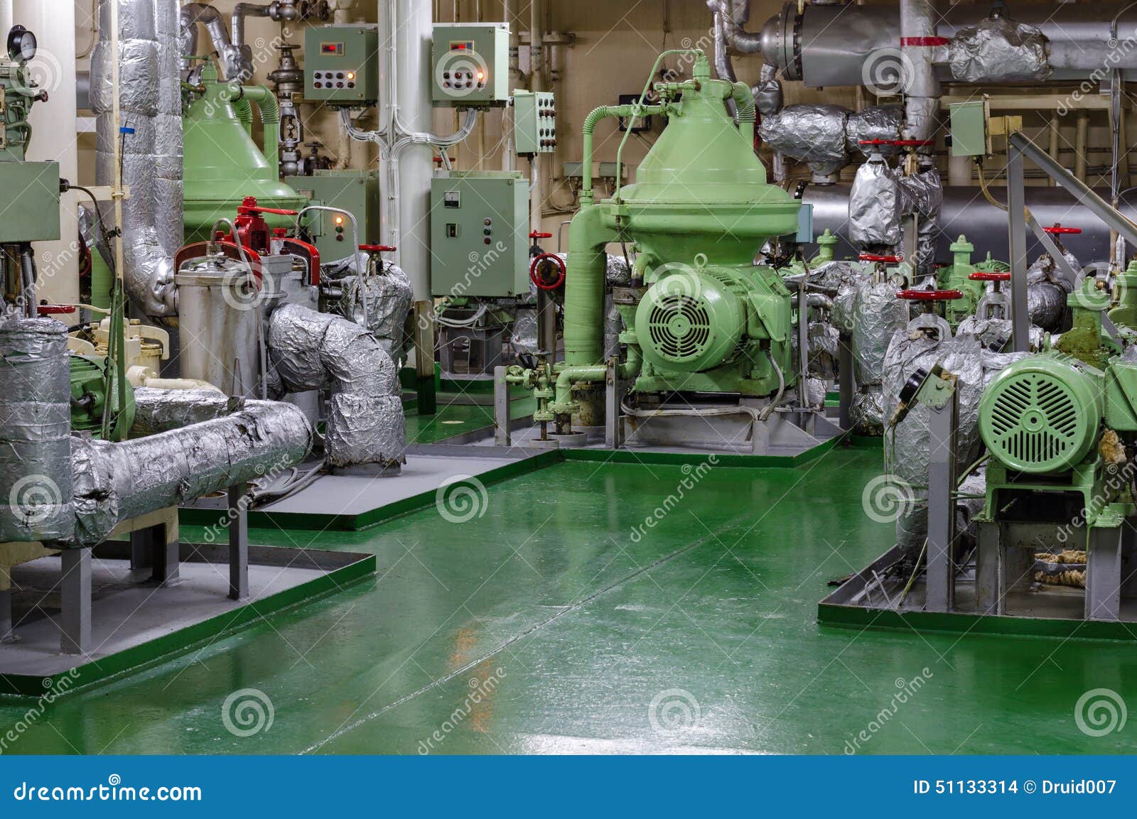 Engine room stock photo. Image of electrical, vessel - 51133314