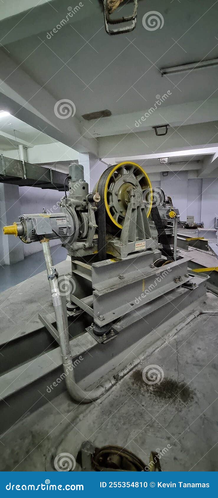 The Engine Room of the Traction Lift is Generally Located at the Top of ...