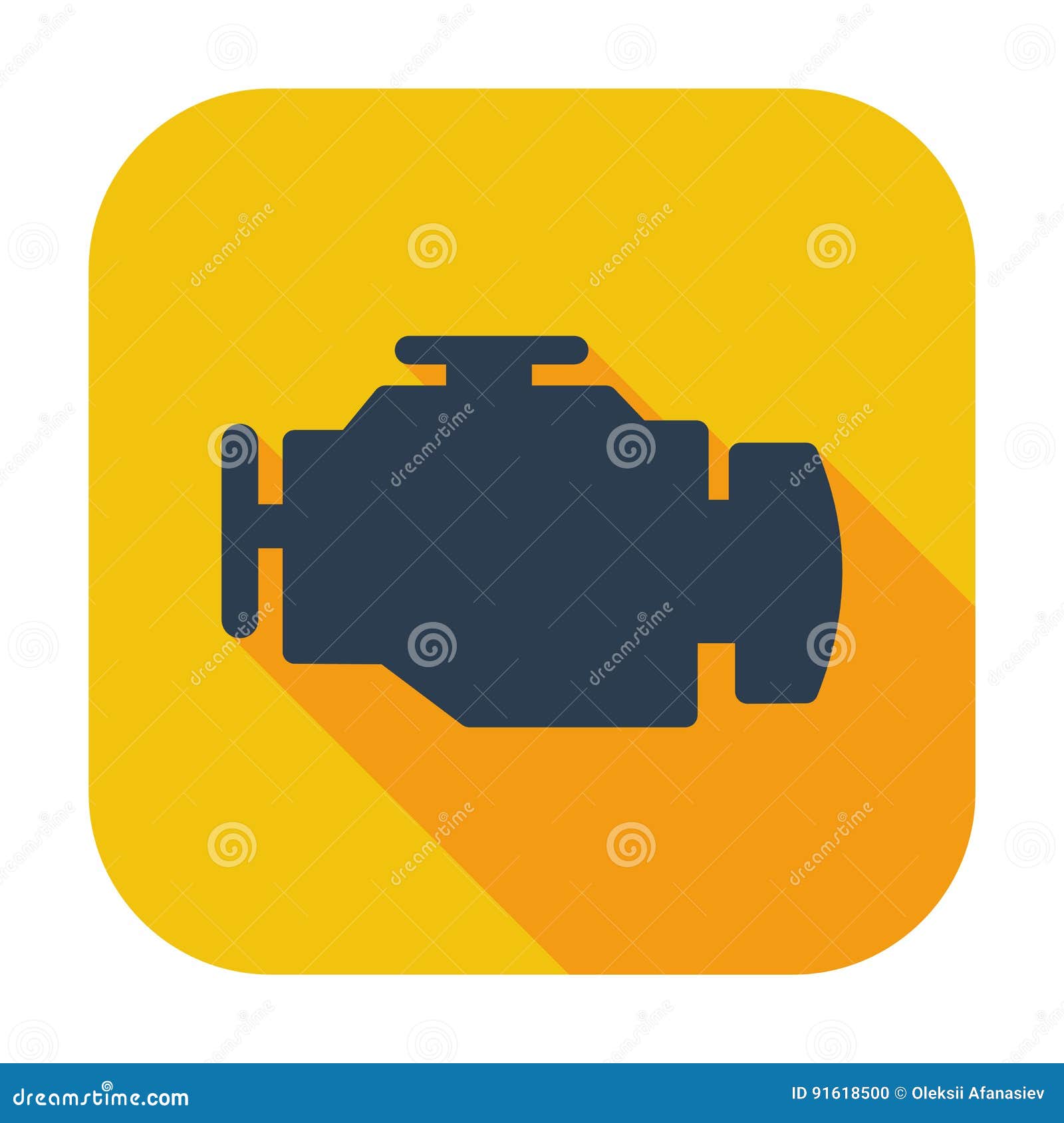 Engine stock vector. Illustration of dashboard, electric - 91618500