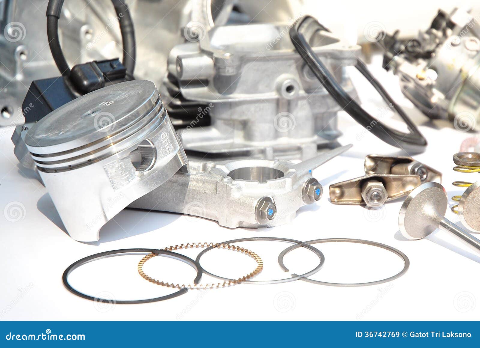 Engine Spare Part stock image. Image of piston, ring - 36742769