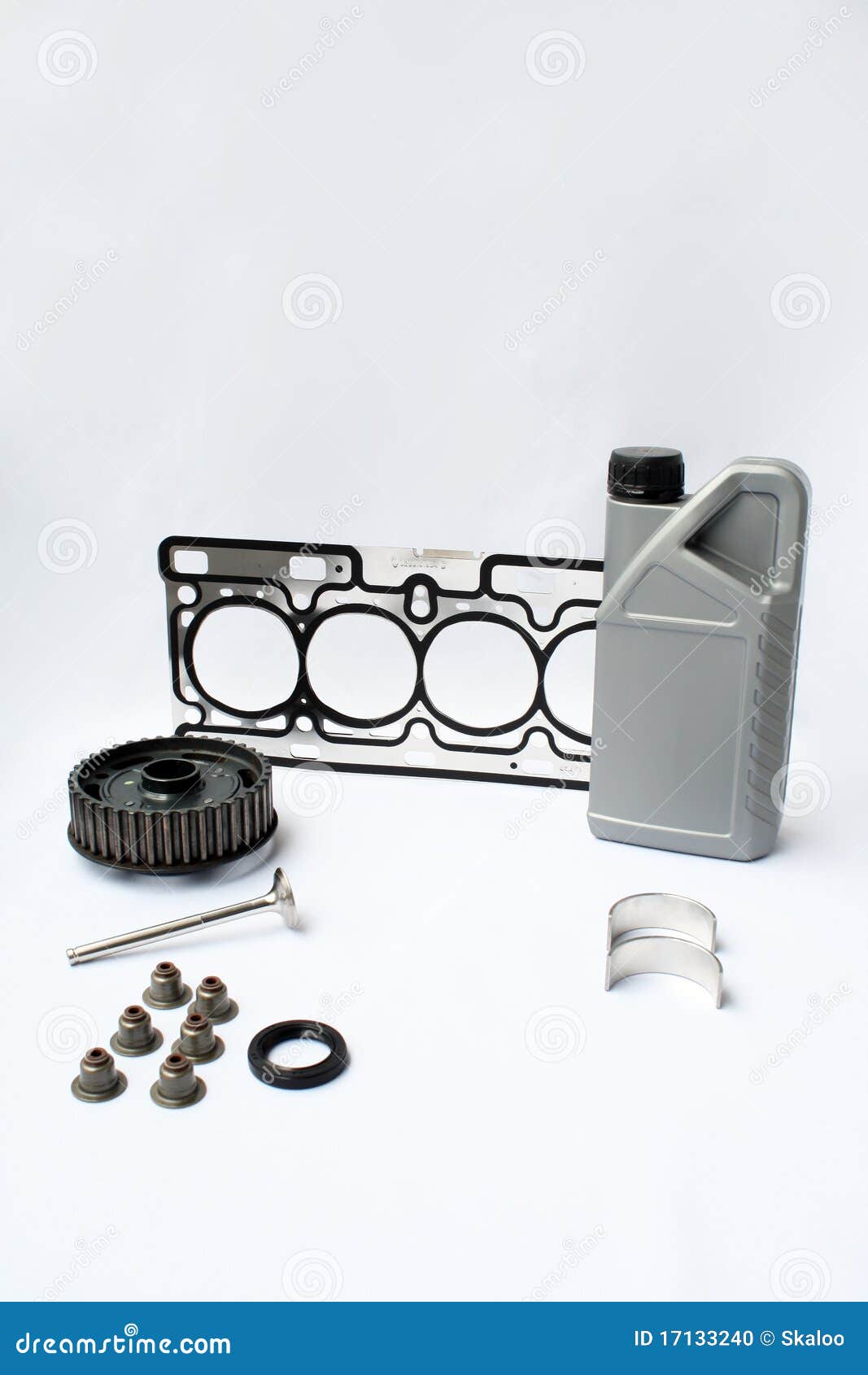 Engine spare parts stock photo. Image of exhaust, head - 17133240